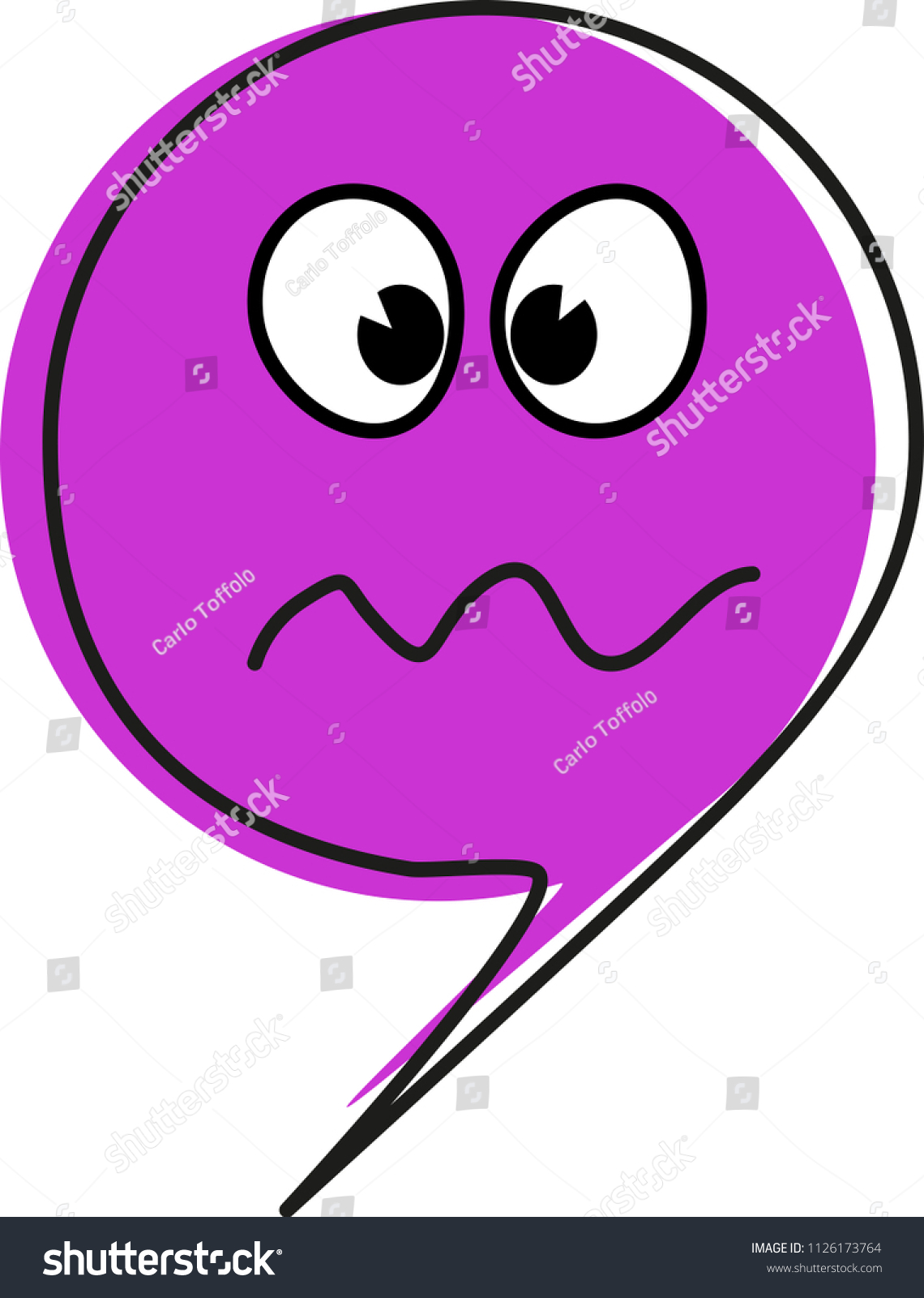 Emoticon Troubled Situation Vector Stock Vector (Royalty Free ...