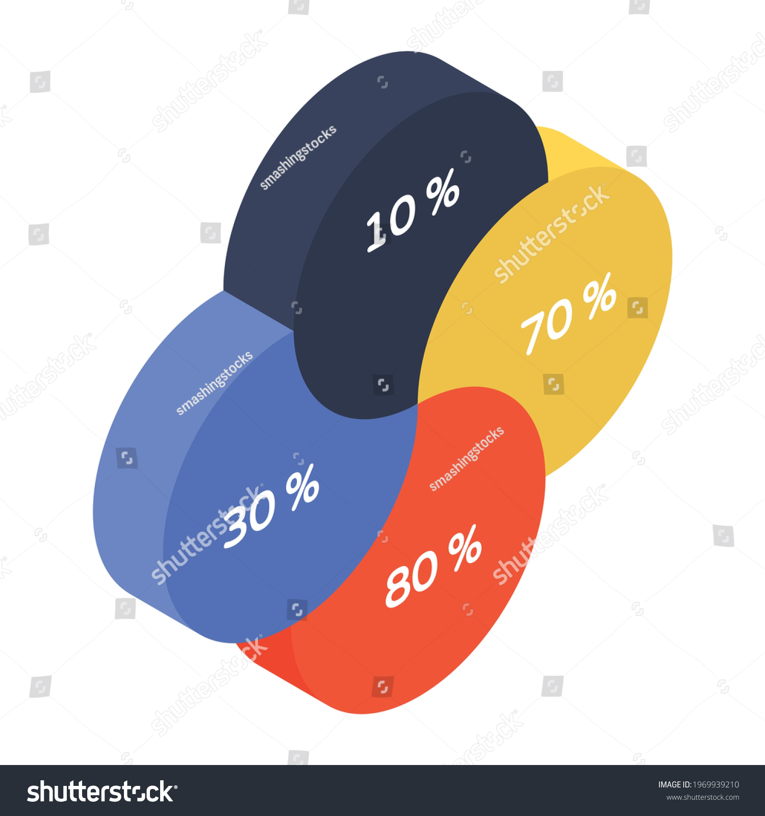Icon Showing Graphical Infographics Conceptualizing Descriptive Stock ...