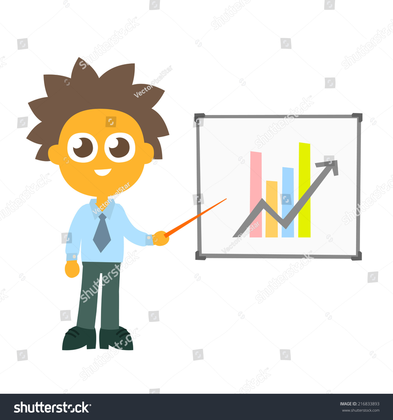 Analysis Cartoon Flat Style Illustration Stock Vector (Royalty Free ...