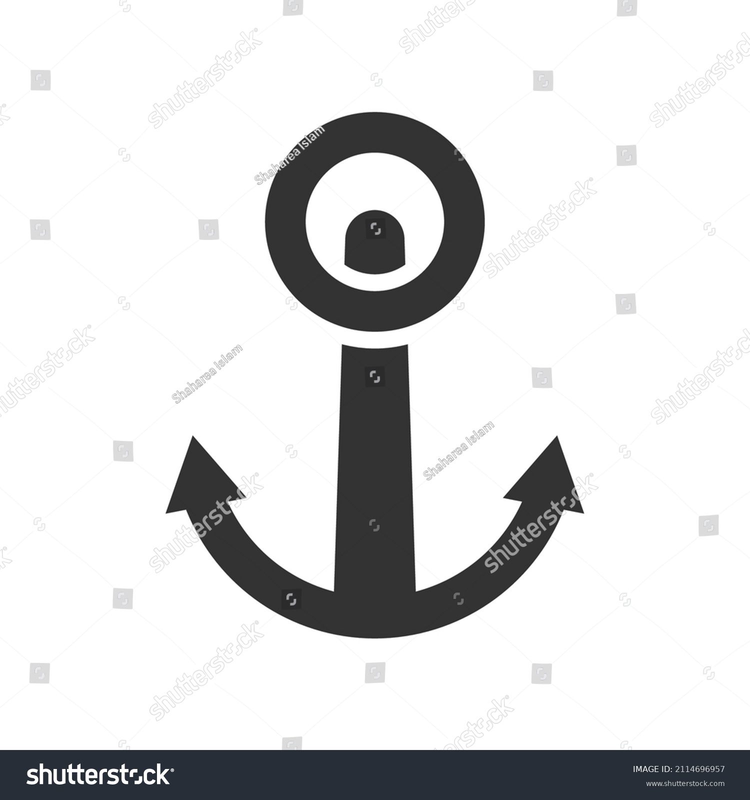 Anchor Link Icon Vector Graphics Stock Vector (Royalty Free) 2114696957 ...