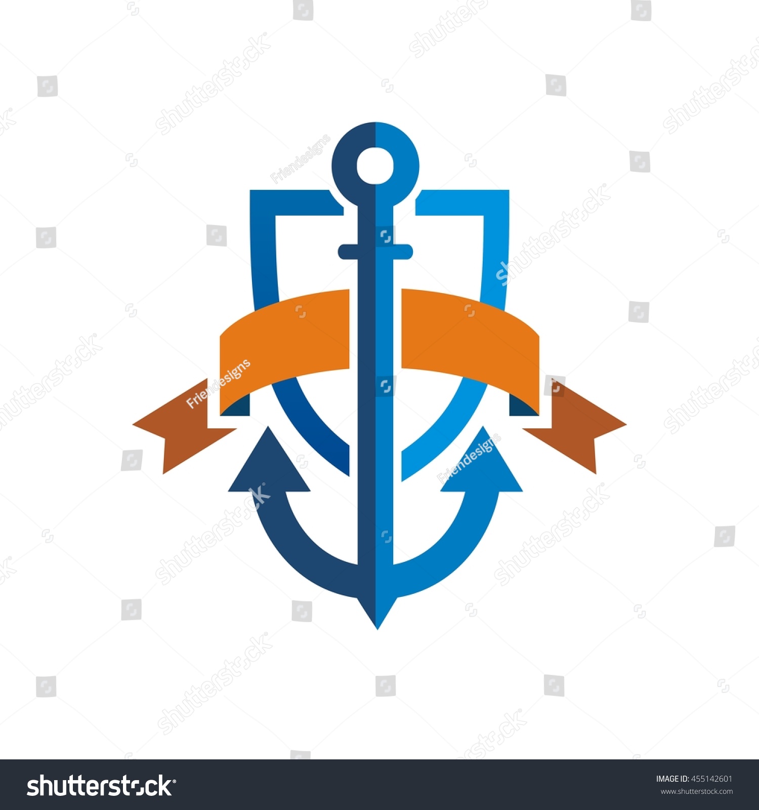 Anchors Logo Templates Vector Stock Graphics: vector de stock (libre de ...
