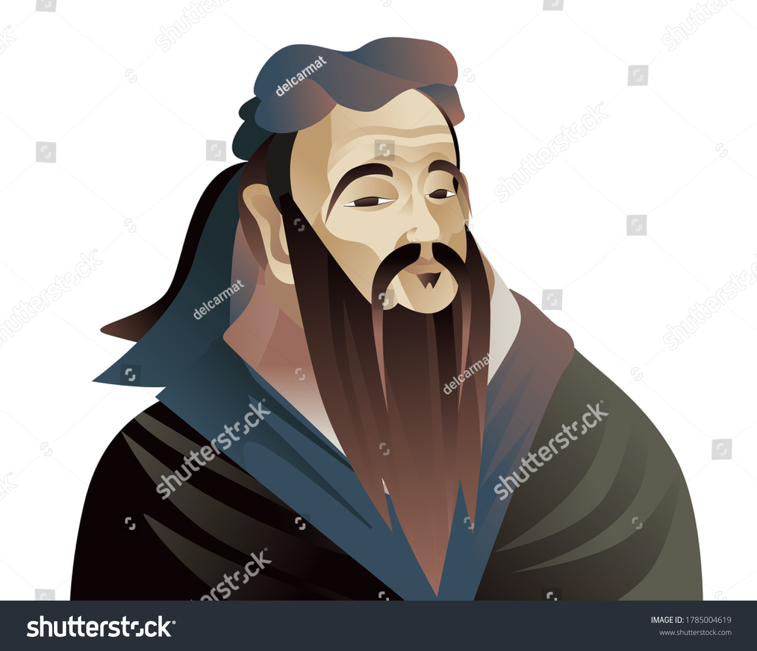 1,342 ilustraciones de Confucio - Ilustraciones, imágenes y vectores de ...