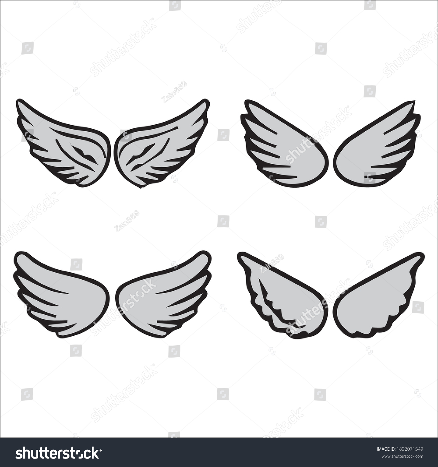 155,344 Wings outlines Images, Stock Photos & Vectors | Shutterstock