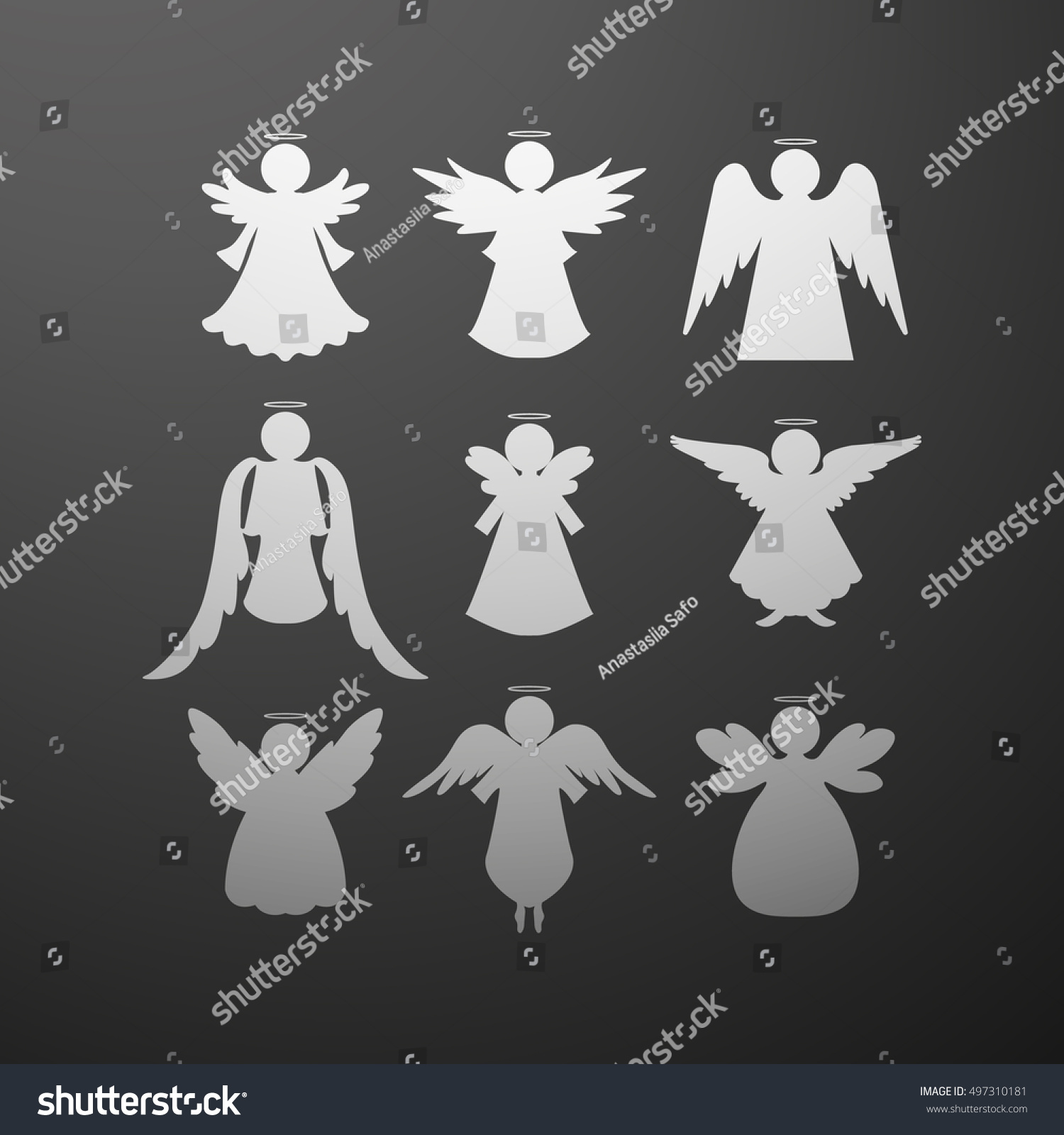 3,107 Angel stencils Images, Stock Photos & Vectors | Shutterstock