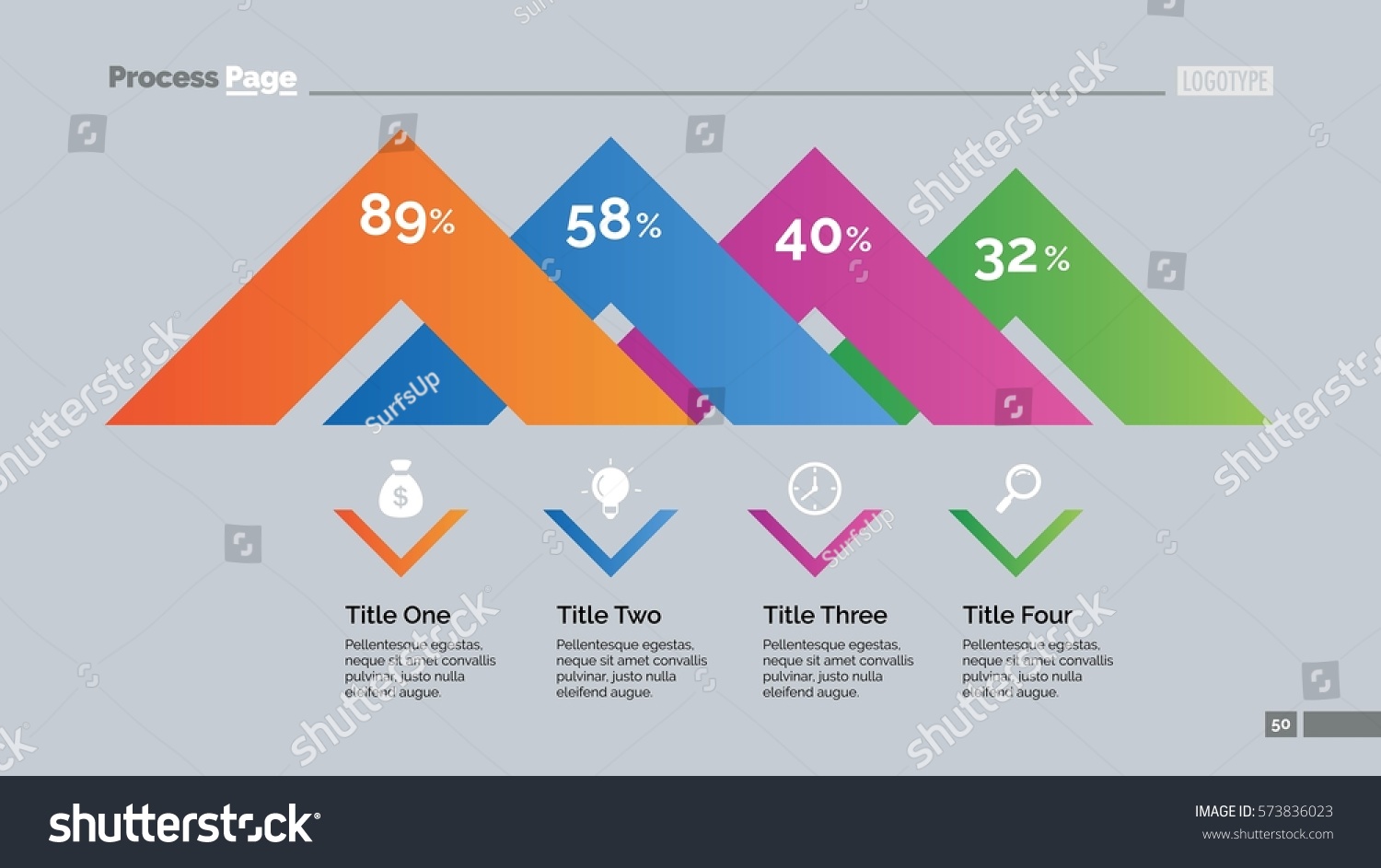 Angles Diagram Slide Template Stock Vector (Royalty Free) 573836023