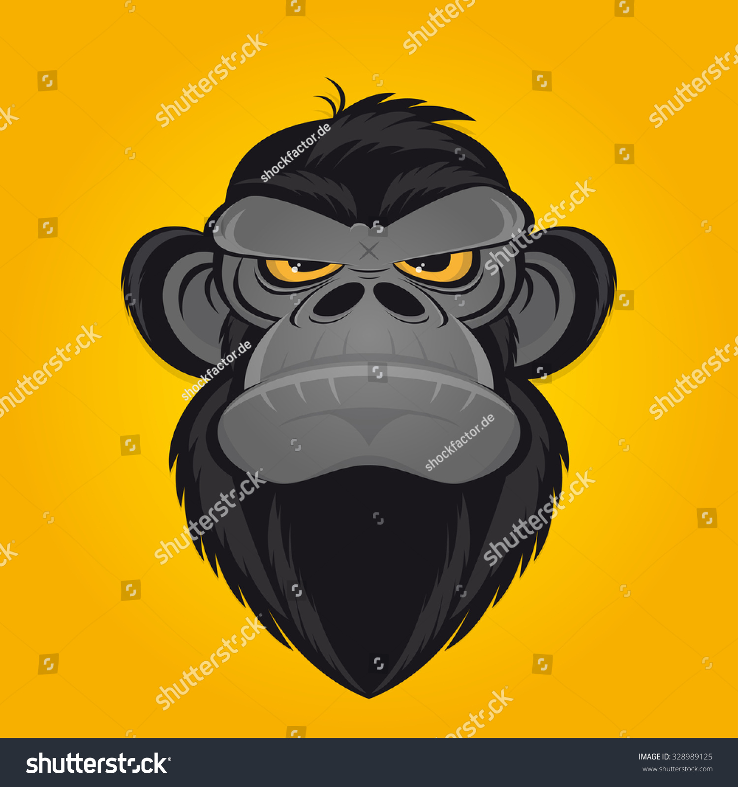 97 Grumpy monkey Stock Vectors, Images & Vector Art | Shutterstock