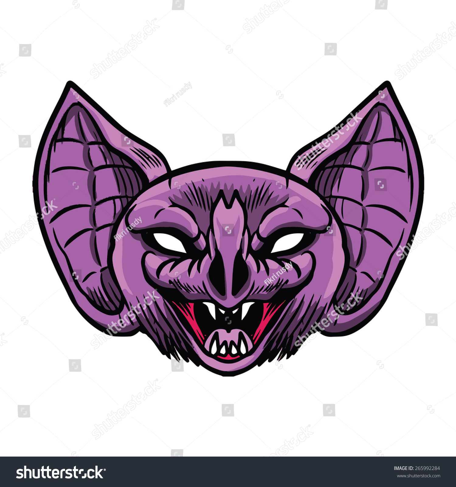 Angry Bat Head: เวกเตอร์สต็อก (ปลอดค่าลิขสิทธิ์) 265992284 | Shutterstock