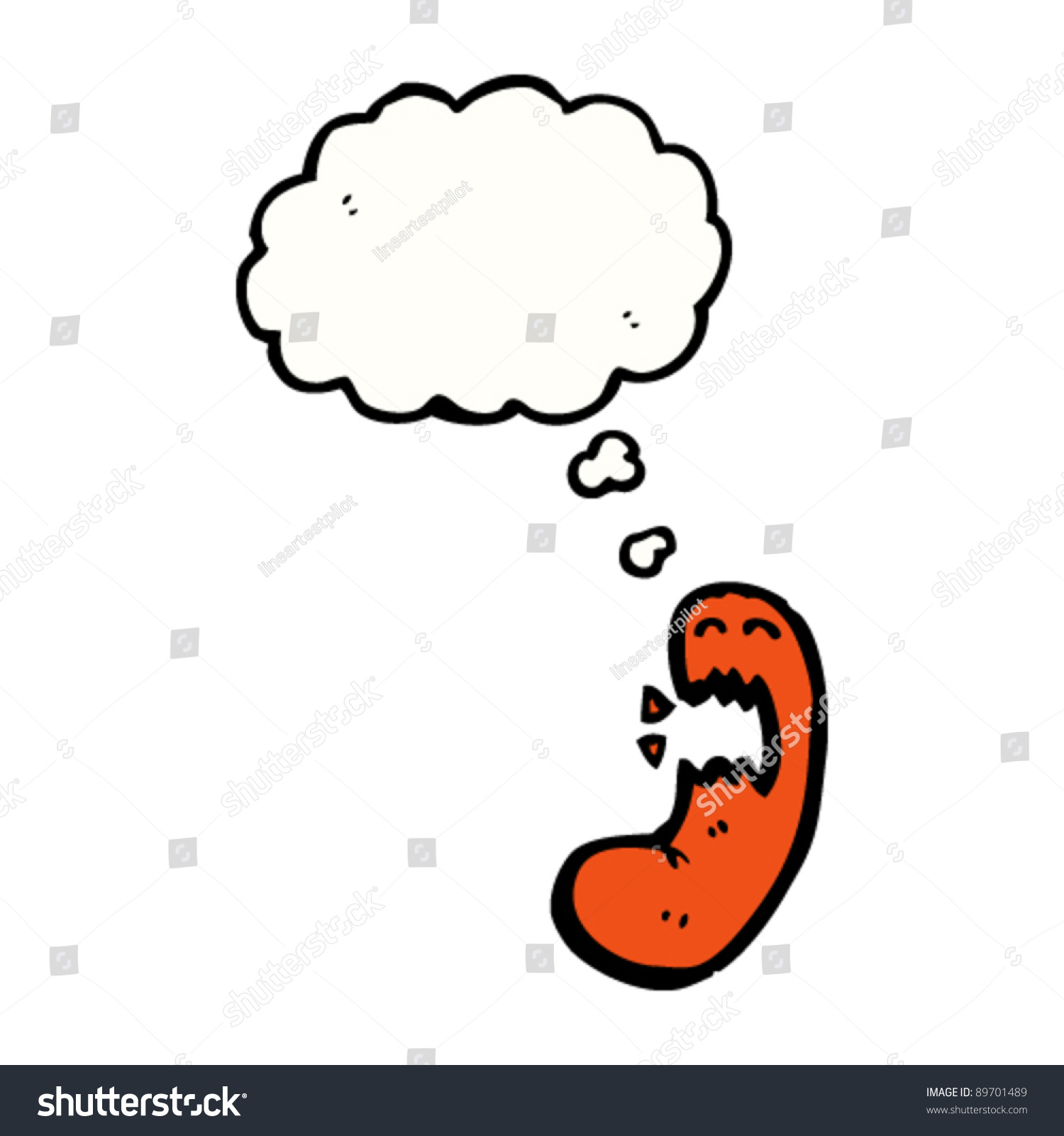 Angry Bean Cartoon Character Stock Vector (Royalty Free) 89701489 ...