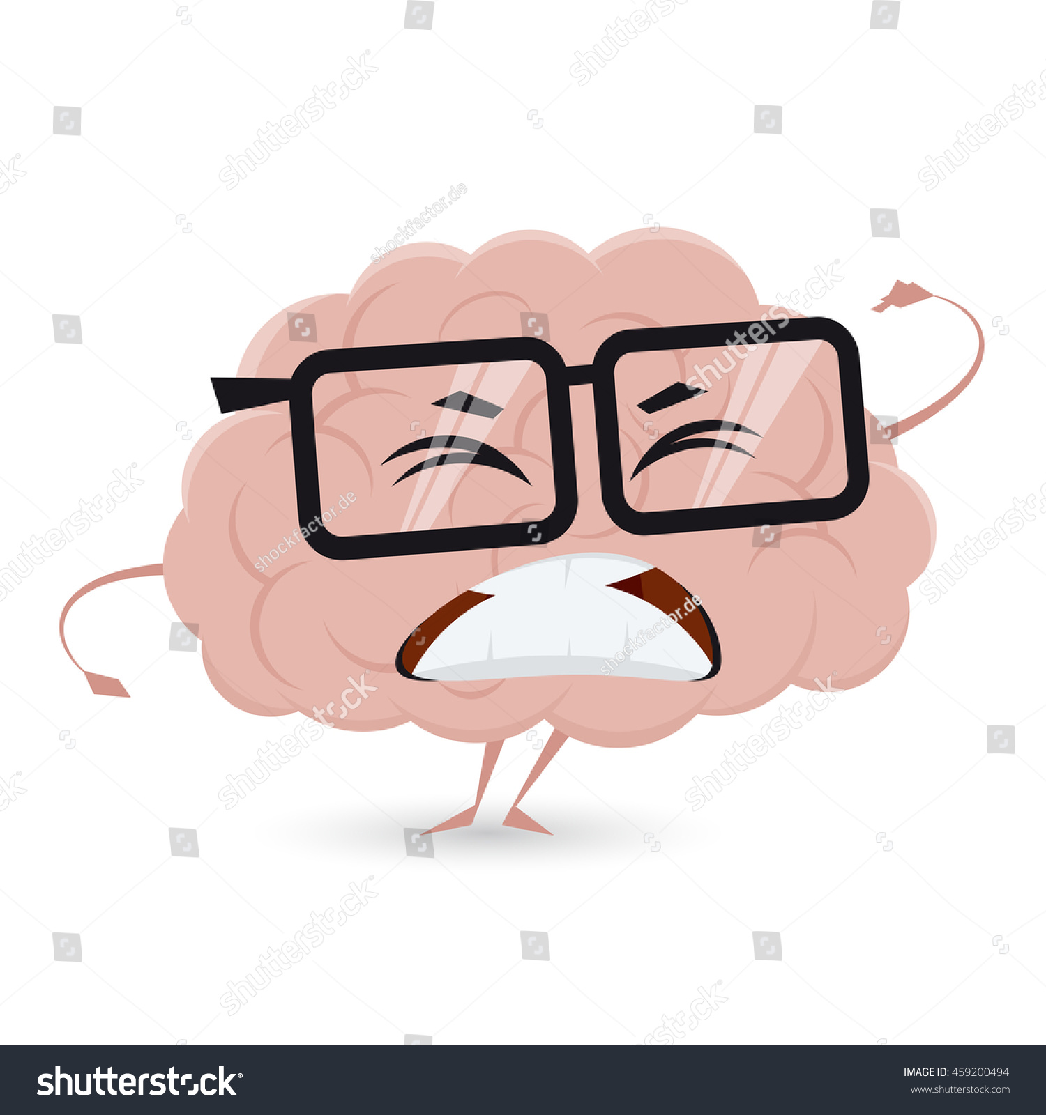 Angry Brain Clipart: เวกเตอร์สต็อก (ปลอดค่าลิขสิทธิ์) 459200494 ...