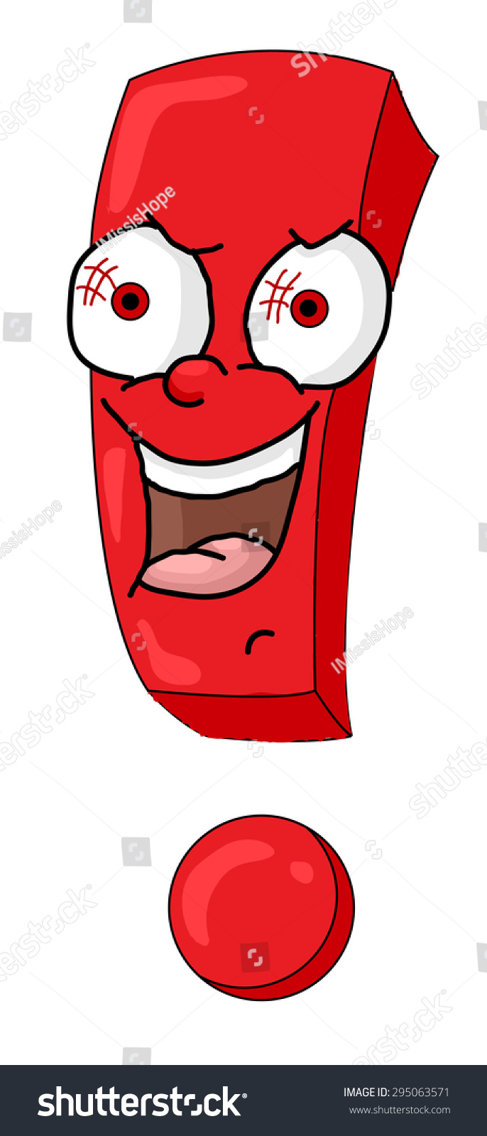 Angry Exclamation Cartoon Stock Vector (Royalty Free) 295063571 ...