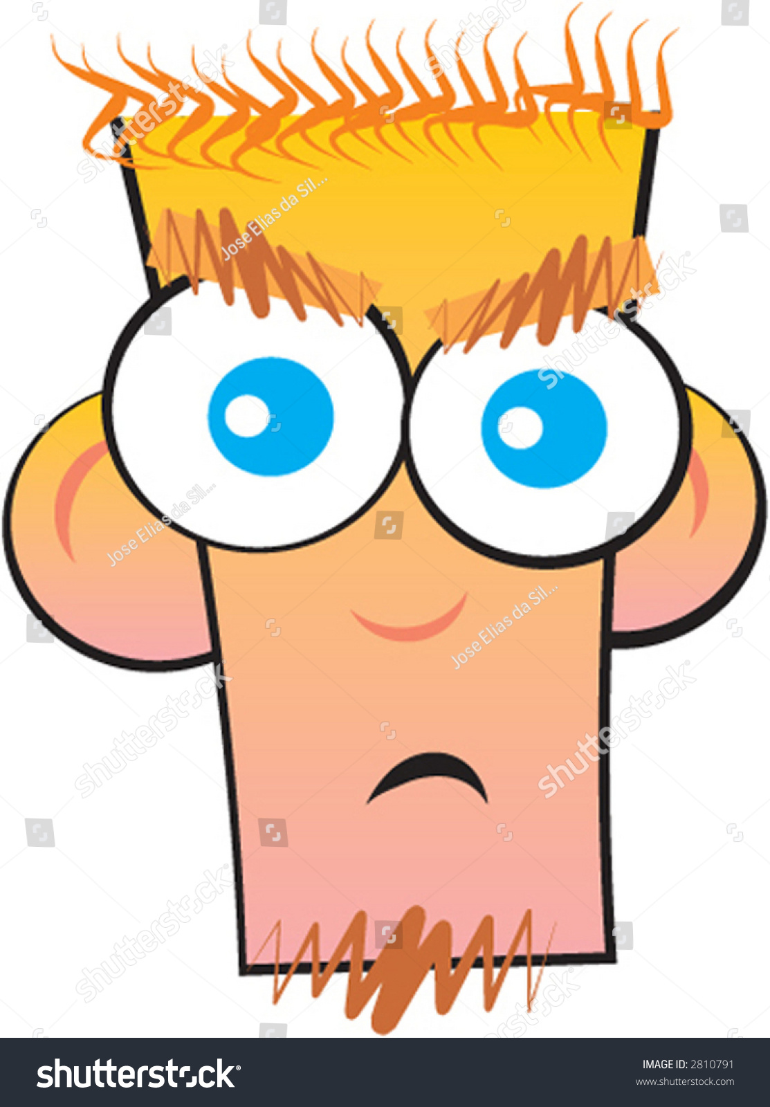 Angry Mans Face Stock Vector (Royalty Free) 2810791 | Shutterstock