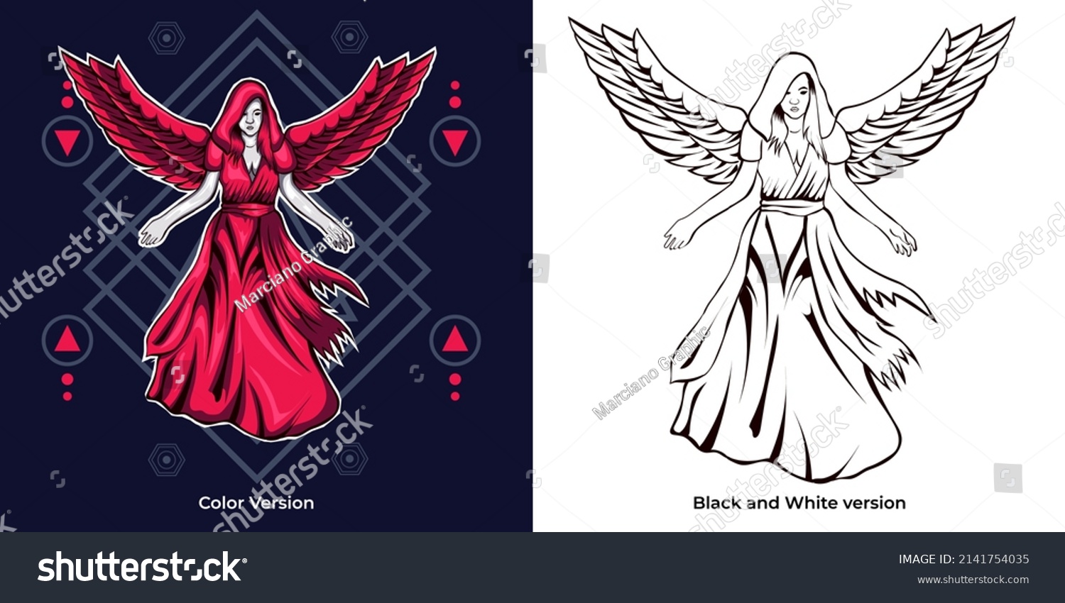 Angry Red Devil Vector Illustration Stock Vector (Royalty Free ...