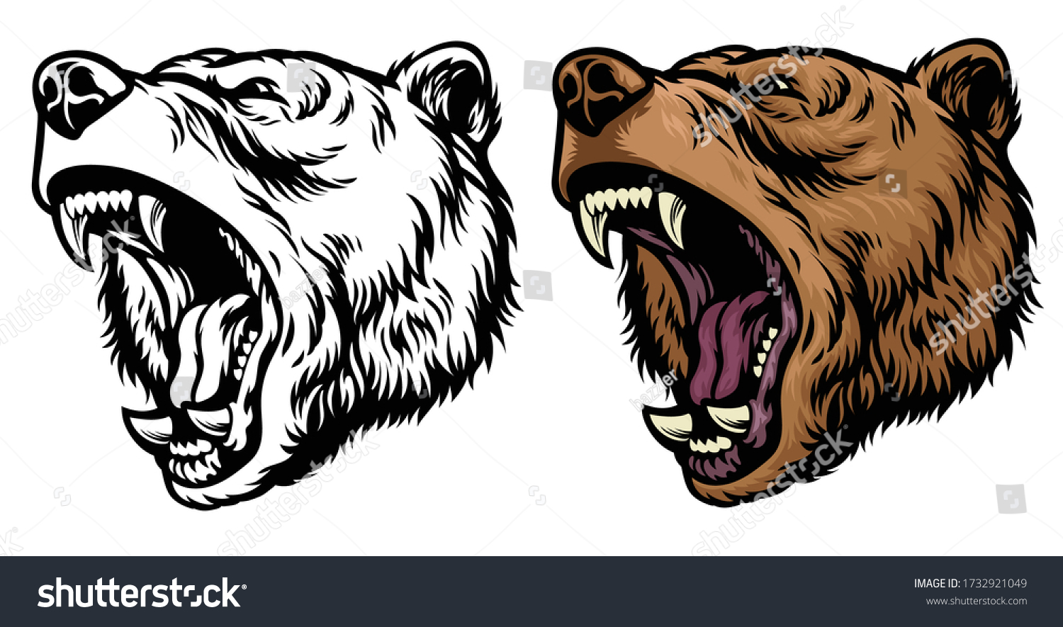 112,189 Bear head Images, Stock Photos & Vectors | Shutterstock