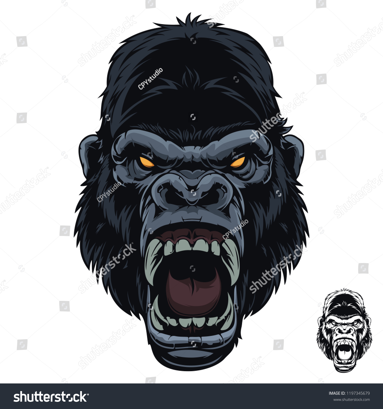 975 imagens de Angry silverback Imagens, fotos stock e vetores ...