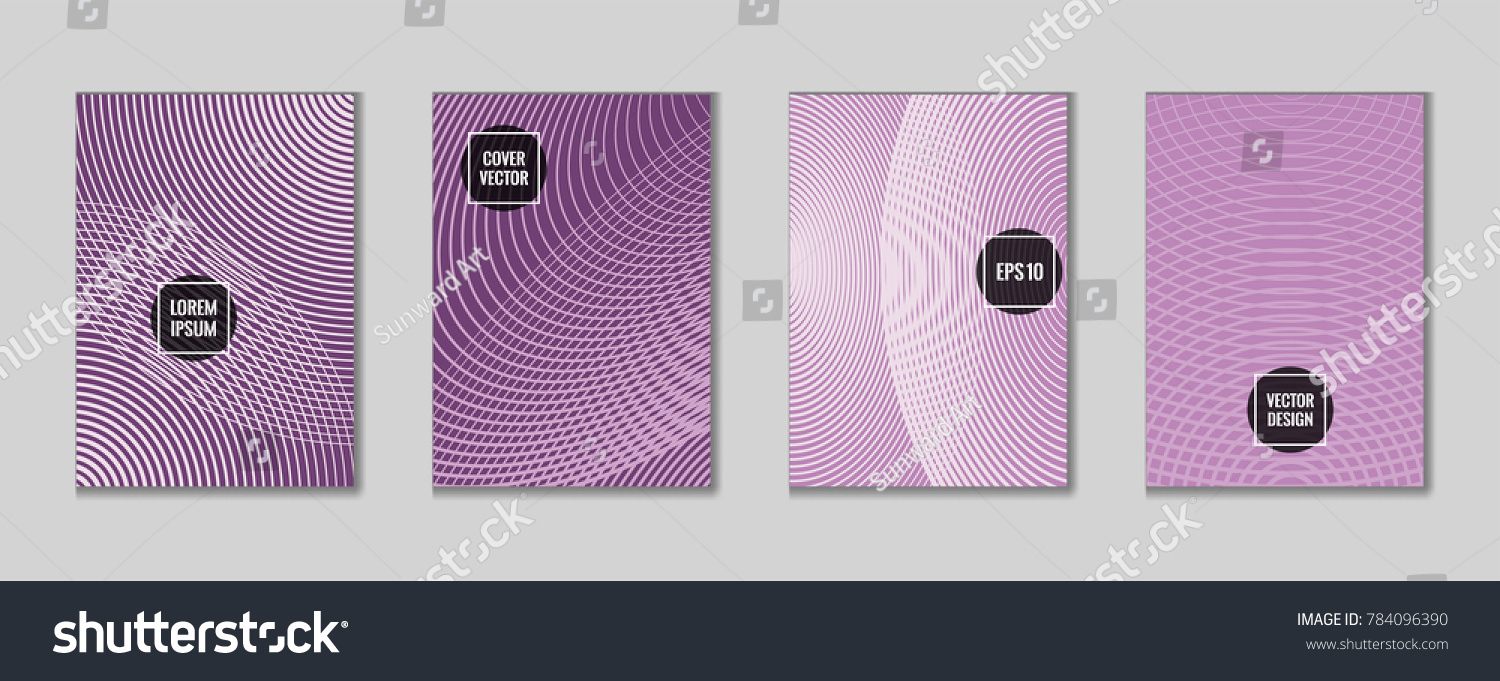 Angular Geometric Design Title Page Pattern Stock Vector (Royalty Free ...