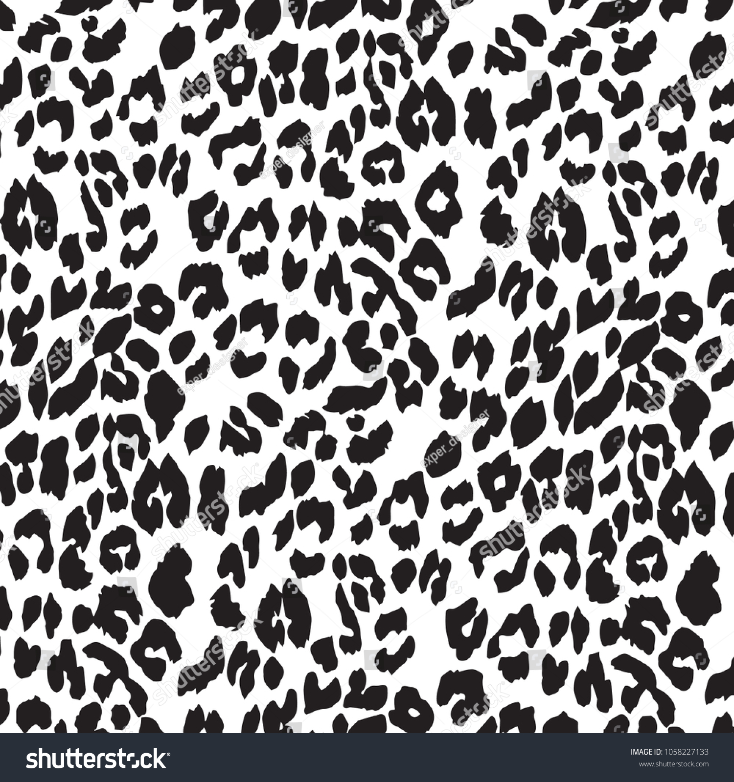Animal Skin Pattern Vector Stock Vector (Royalty Free) 1058227133