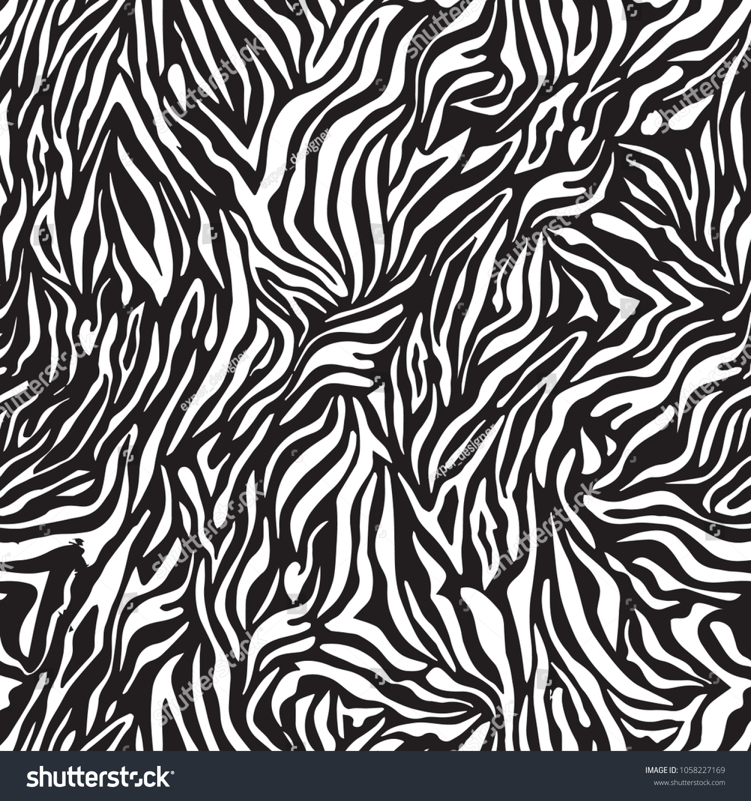Animal Skin Pattern Vector Stock Vector (Royalty Free) 1058227169