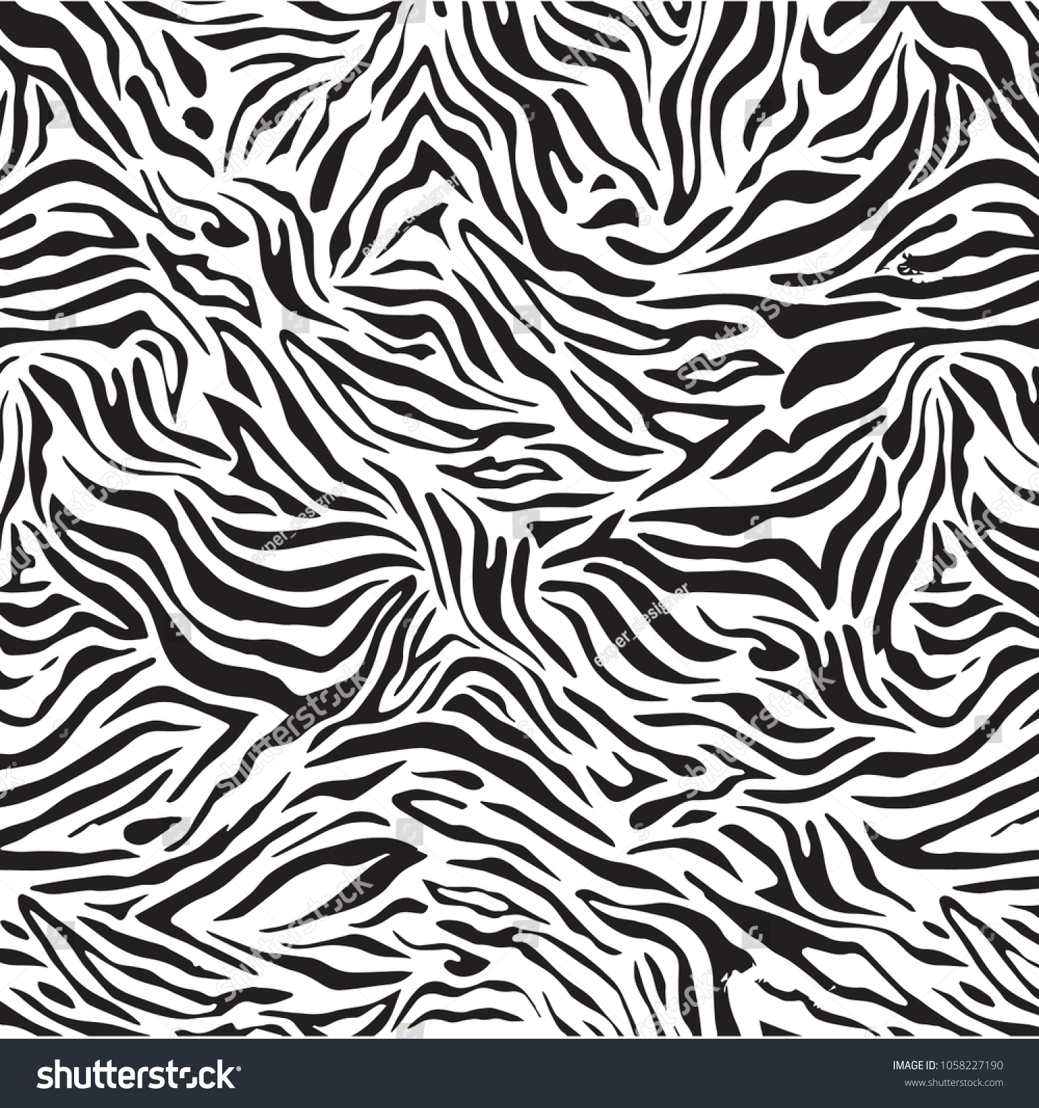Animal Skin Pattern Vector Stock Vector (Royalty Free) 1058227190