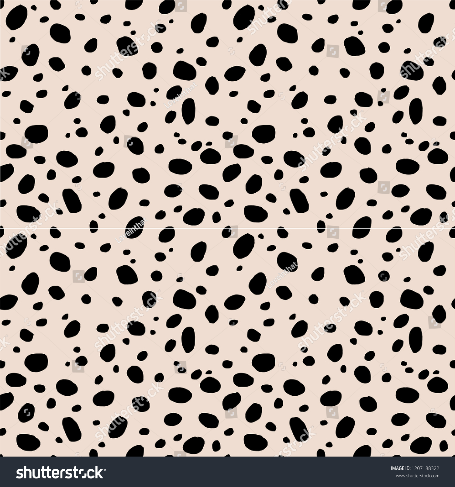 Animal Skin Pattern Print Stock Vector (Royalty Free) 1207188322 ...