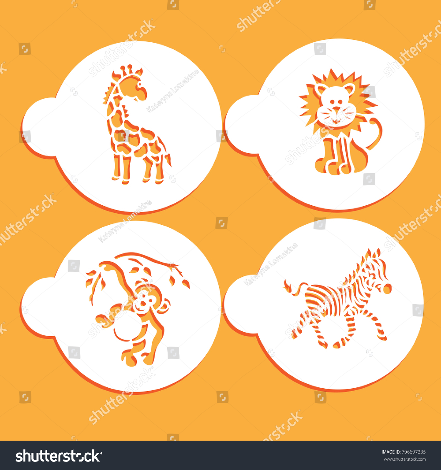 25,589 Cartoon stencils Images, Stock Photos & Vectors | Shutterstock