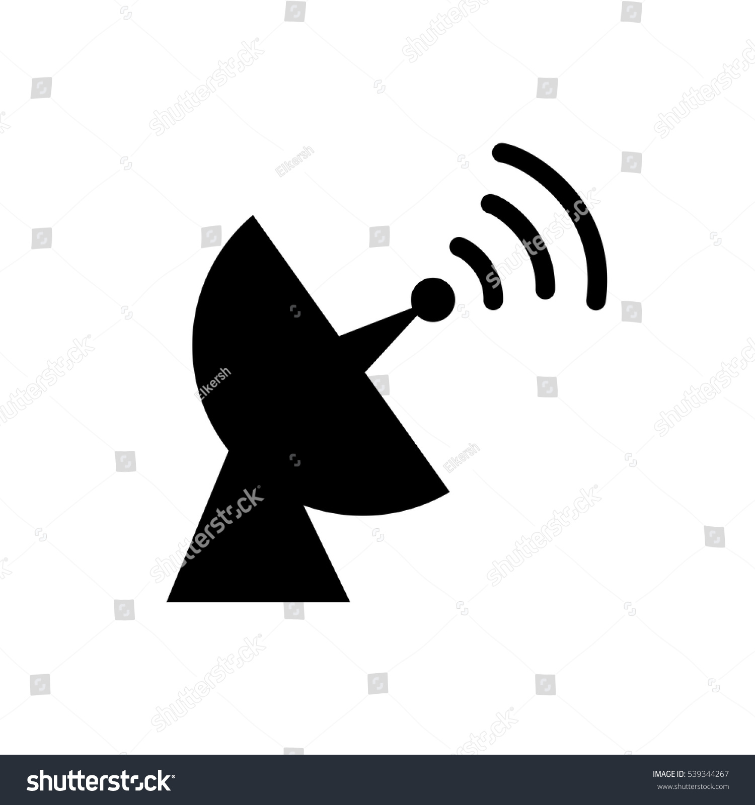 Antena Icon Stock Vector (Royalty Free) 539344267 | Shutterstock
