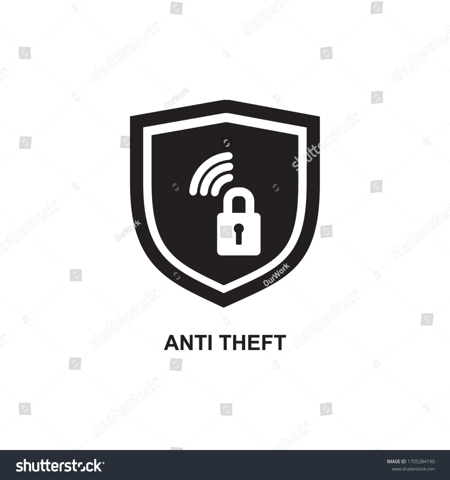 820 Anti theft logo Stock Vectors, Images & Vector Art | Shutterstock