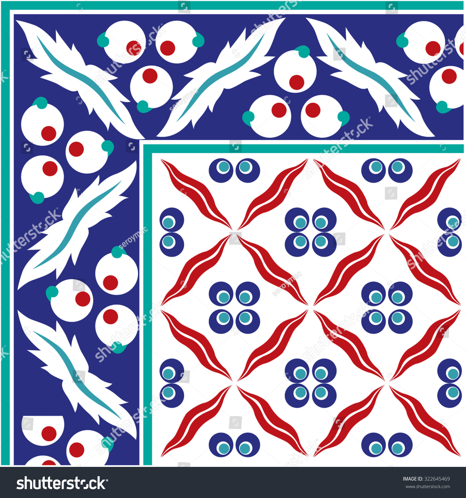 Antique Border Design Stock Vector (Royalty Free) 322645469