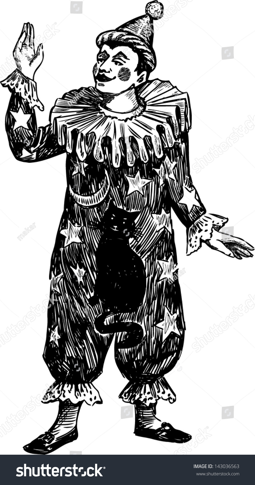 7,475 Sketch clown Images, Stock Photos & Vectors | Shutterstock