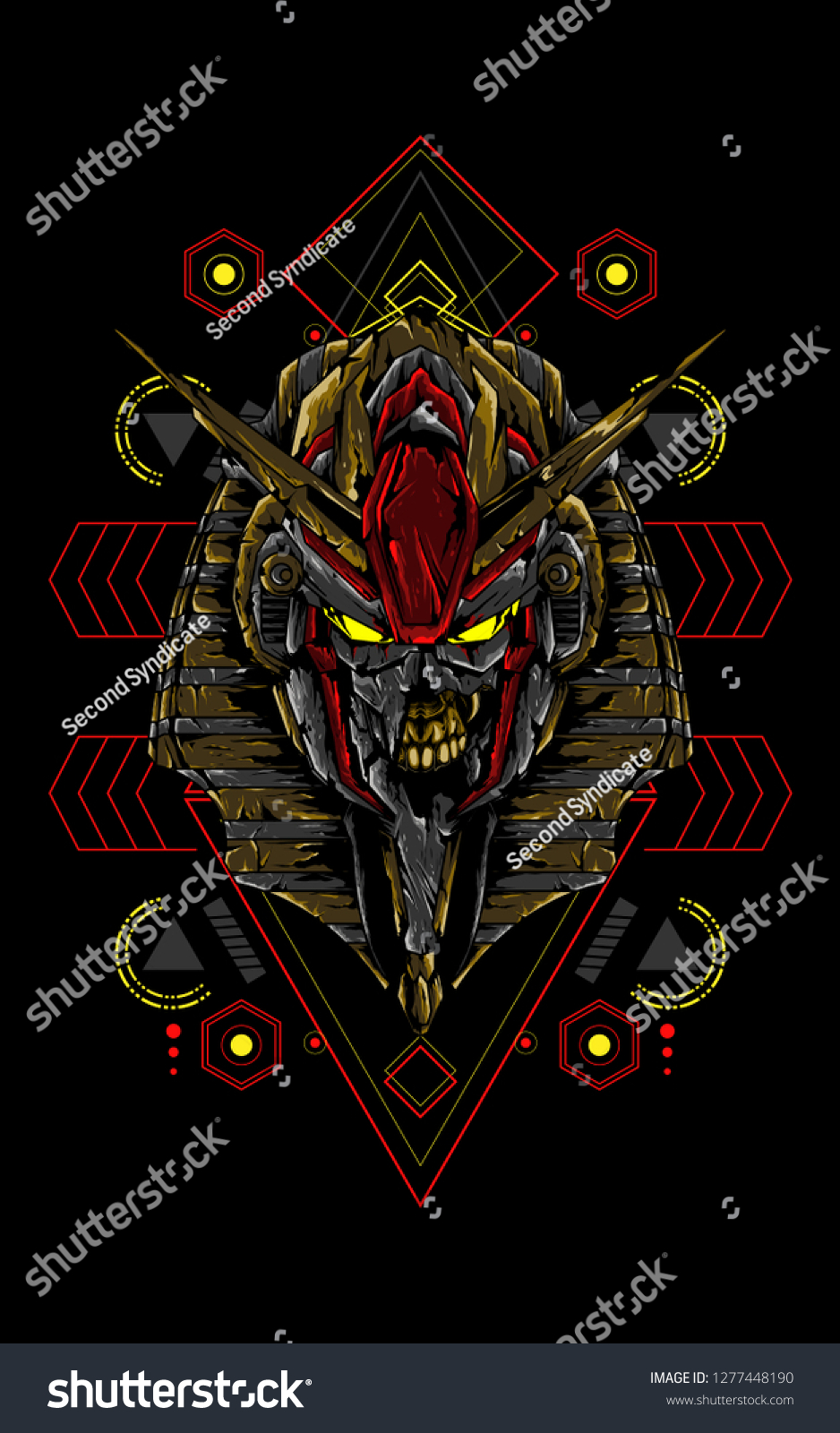 Anubis Sacred Geometry 库存矢量图（免版税）1277448190 | Shutterstock