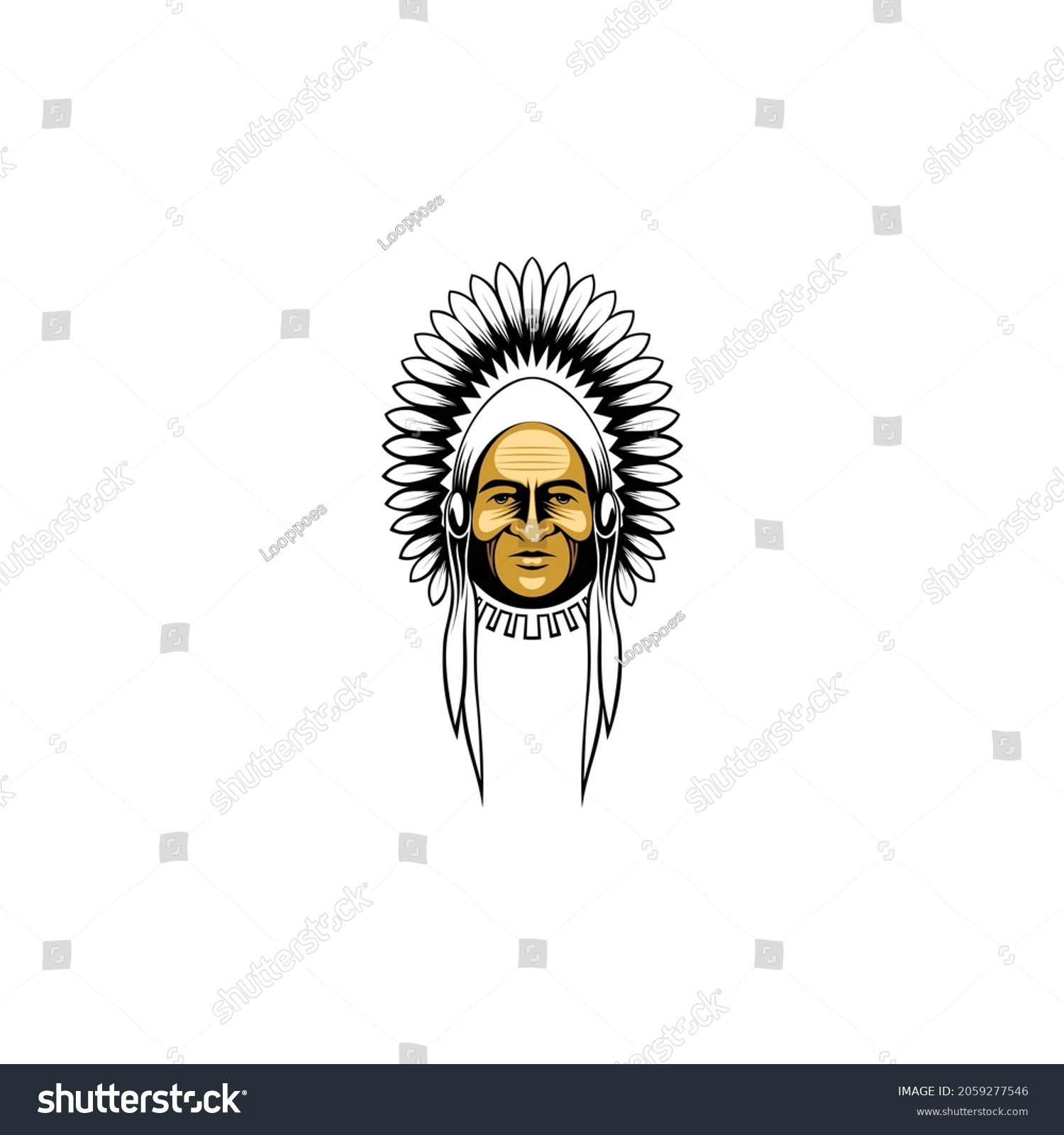 Apache Tribe Vector Image Apache Tribal: เวกเตอร์สต็อก (ปลอดค่า ...