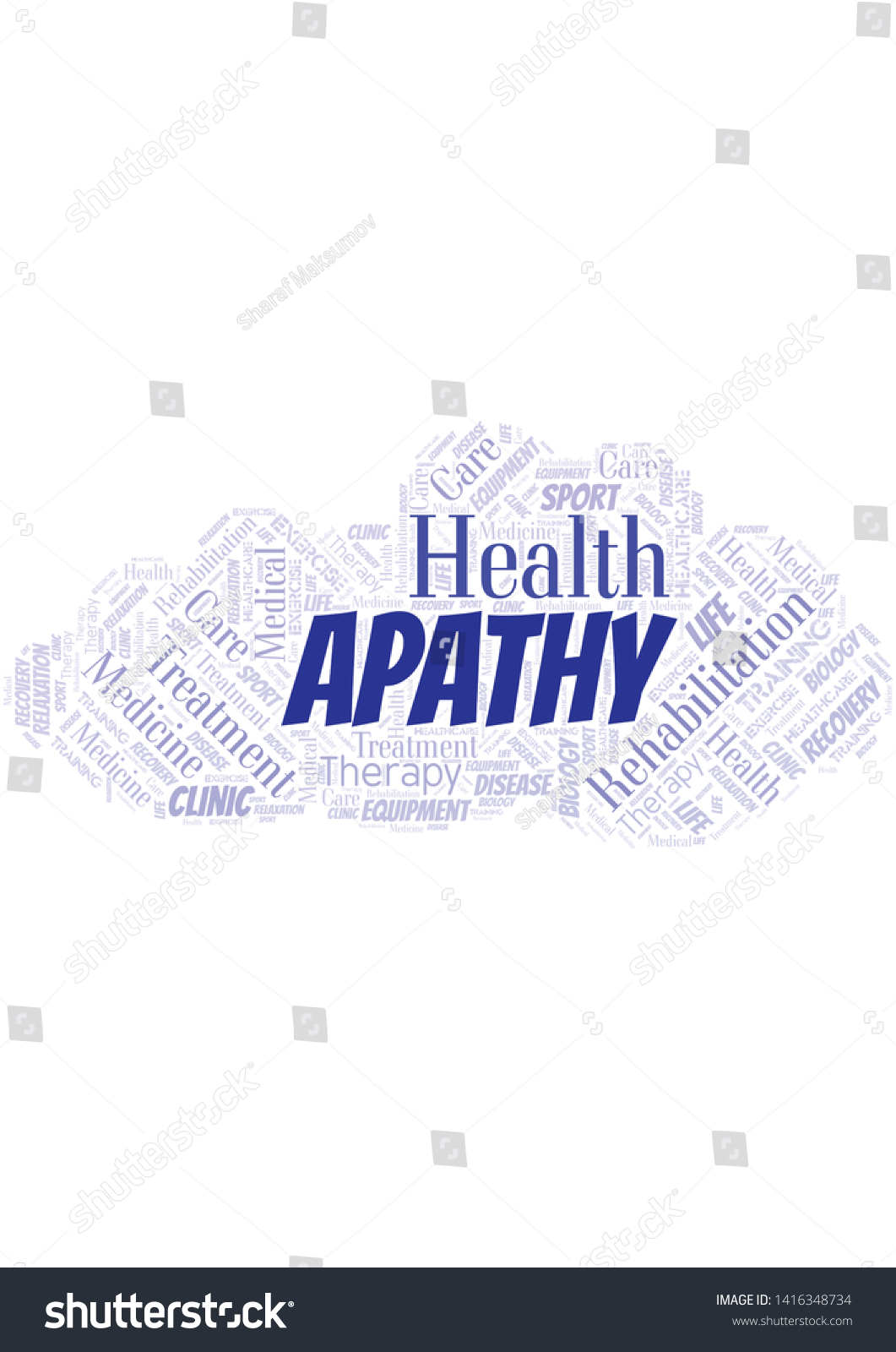 Apathy Word Cloud Wordcloud Made Text Stock Vector (Royalty Free ...