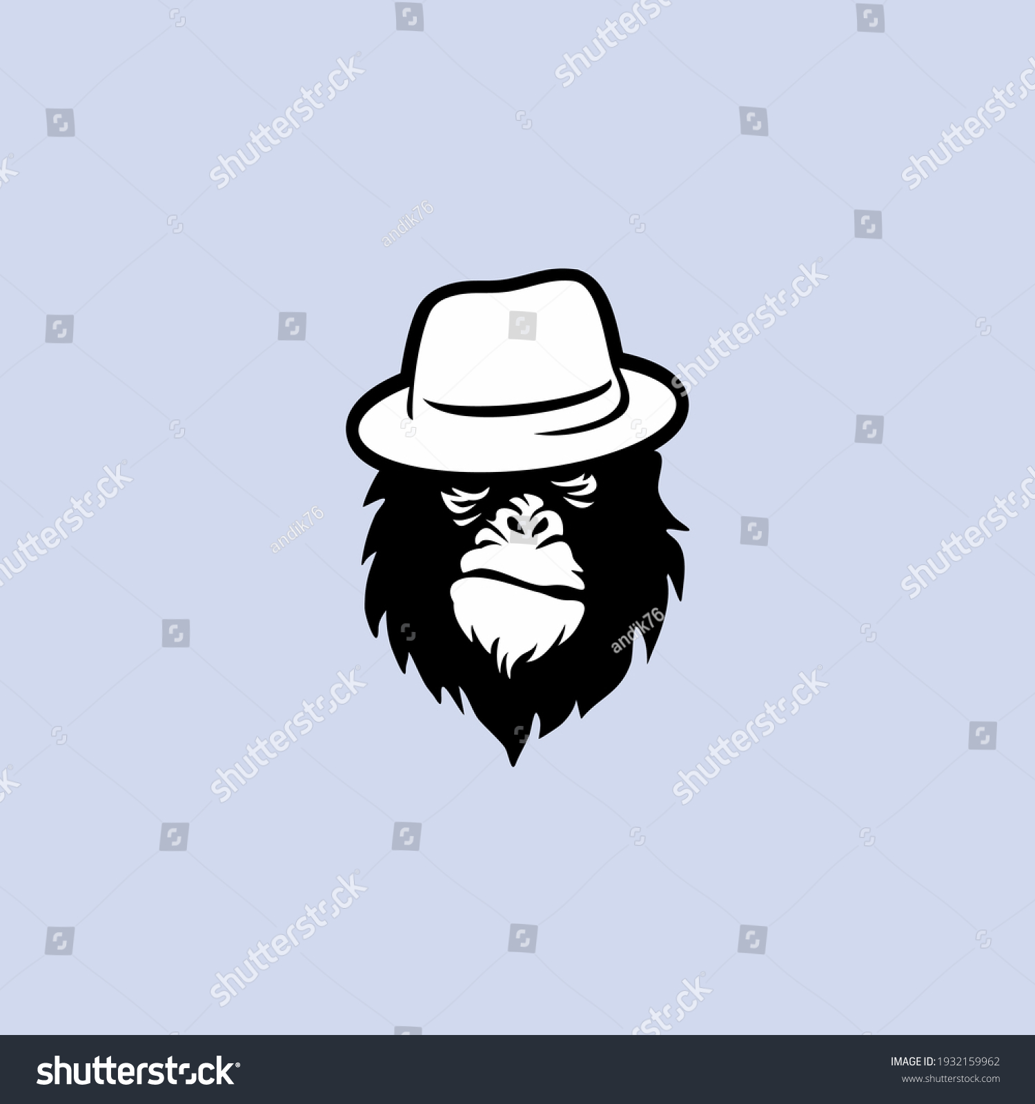 17,270 Ape face Stock Vectors, Images & Vector Art | Shutterstock