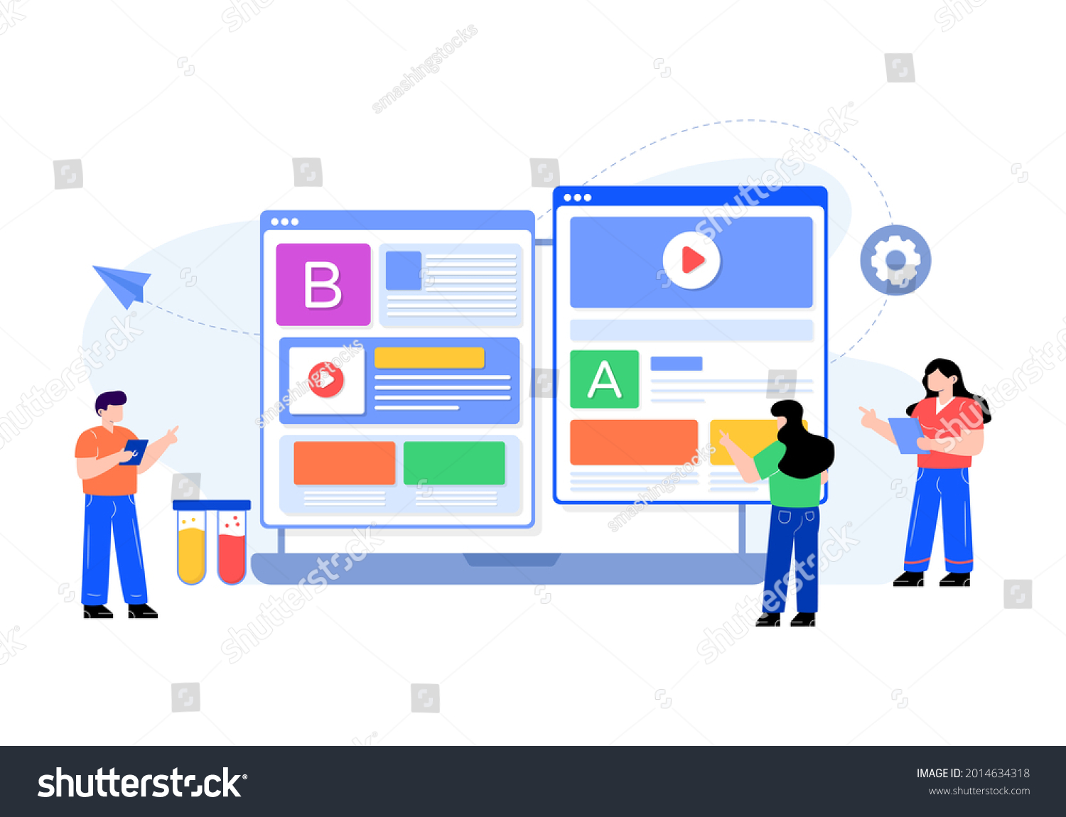 App Comparison Method Commonly Known Ab Stock Vector (Royalty Free ...