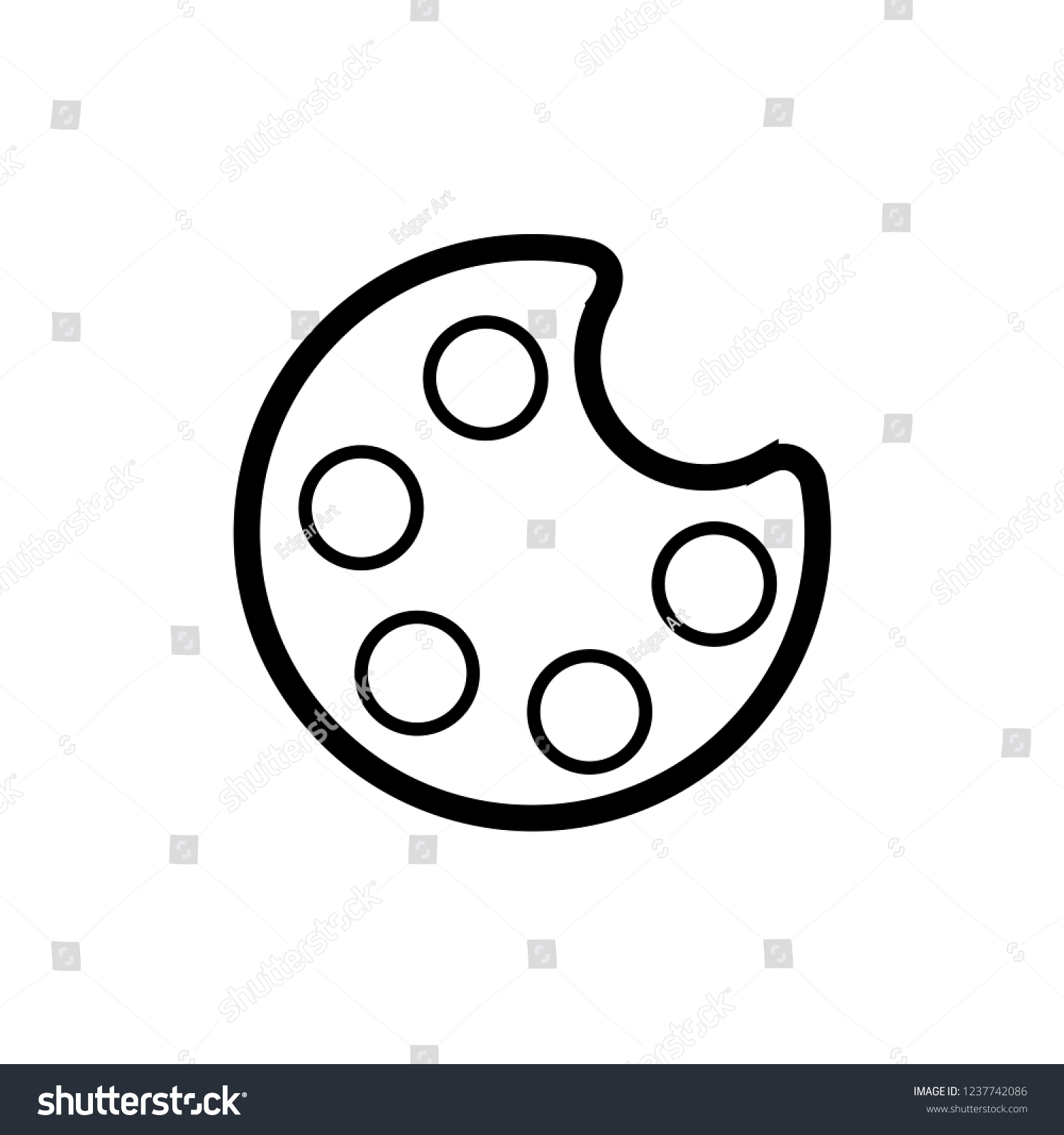 App Icons Color Palette Stock Vector (Royalty Free) 1237742086 ...