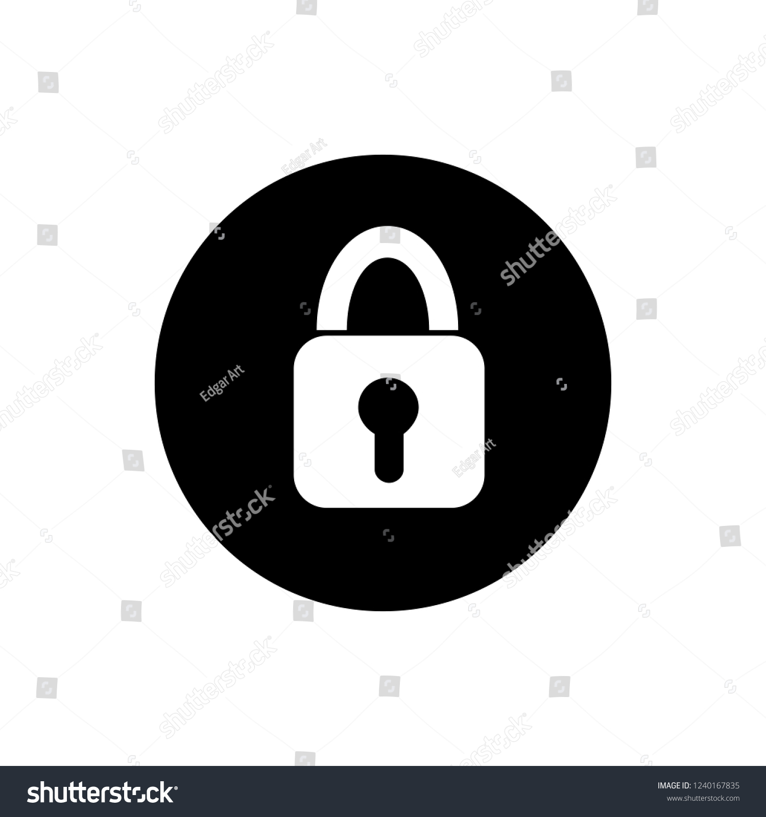 App Icons Lock Stock Vector (Royalty Free) 1240167835 | Shutterstock