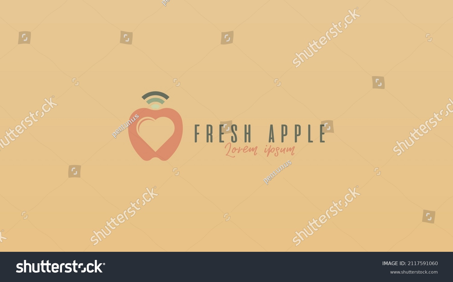 Apple Fruit Logo Design Concept Vector Stock Vector (Royalty Free ...
