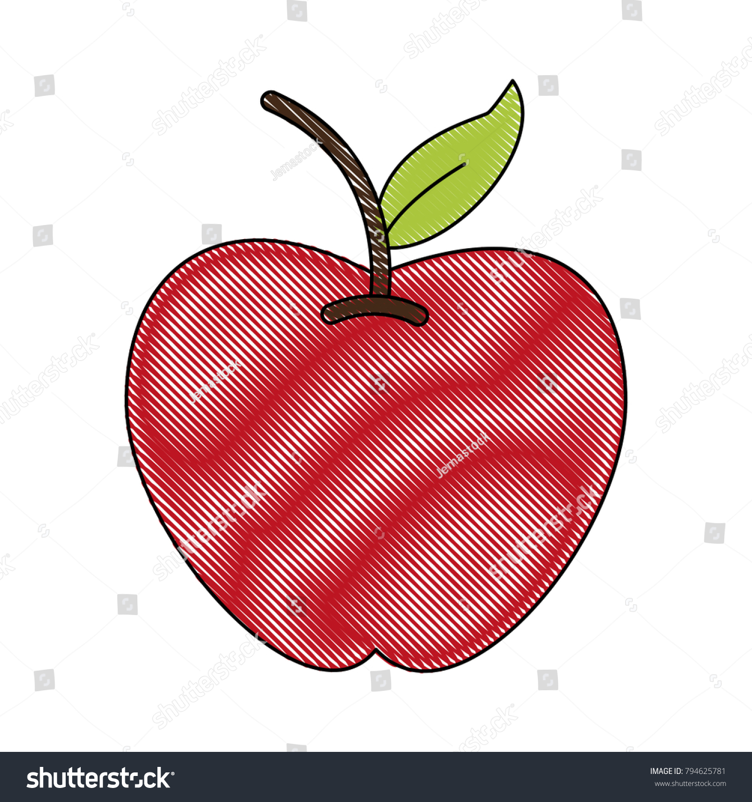 Apple Fruit Symbol Stock Vector (Royalty Free) 794625781 | Shutterstock