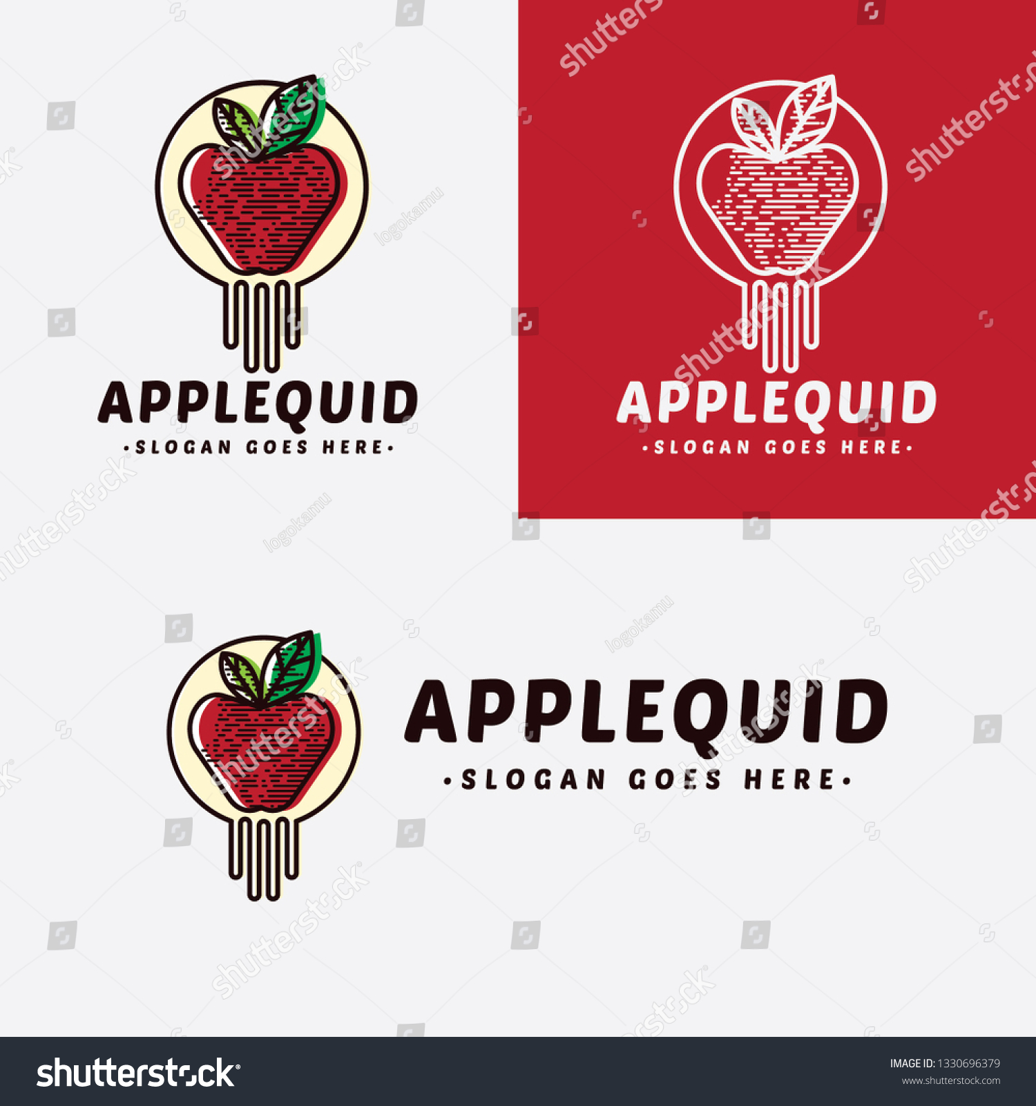Apple Liquid Logo Stock Vector (Royalty Free) 1330696379 | Shutterstock