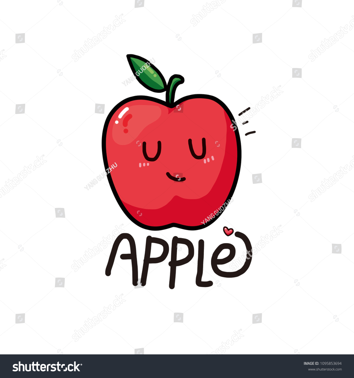 216,329 Apple cute Images, Stock Photos & Vectors | Shutterstock