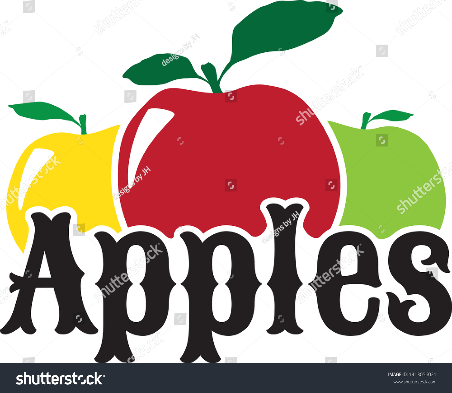 Apple Picking Logo Sign Vector Drawing: เวกเตอร์สต็อก (ปลอดค่าลิขสิทธิ์ ...