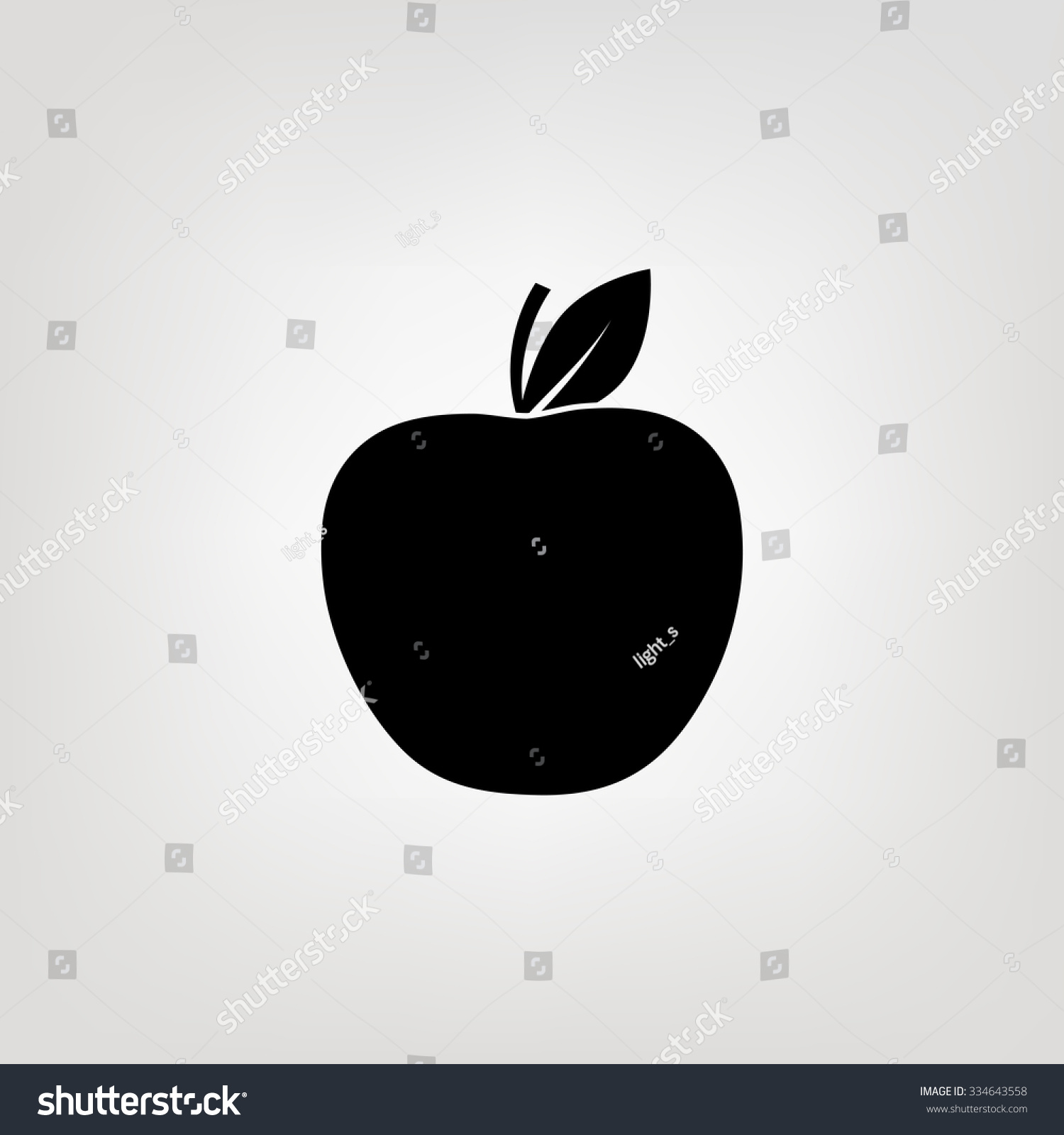Apple Vector Illustration Flat Design Apple Stock Vector (Royalty Free ...