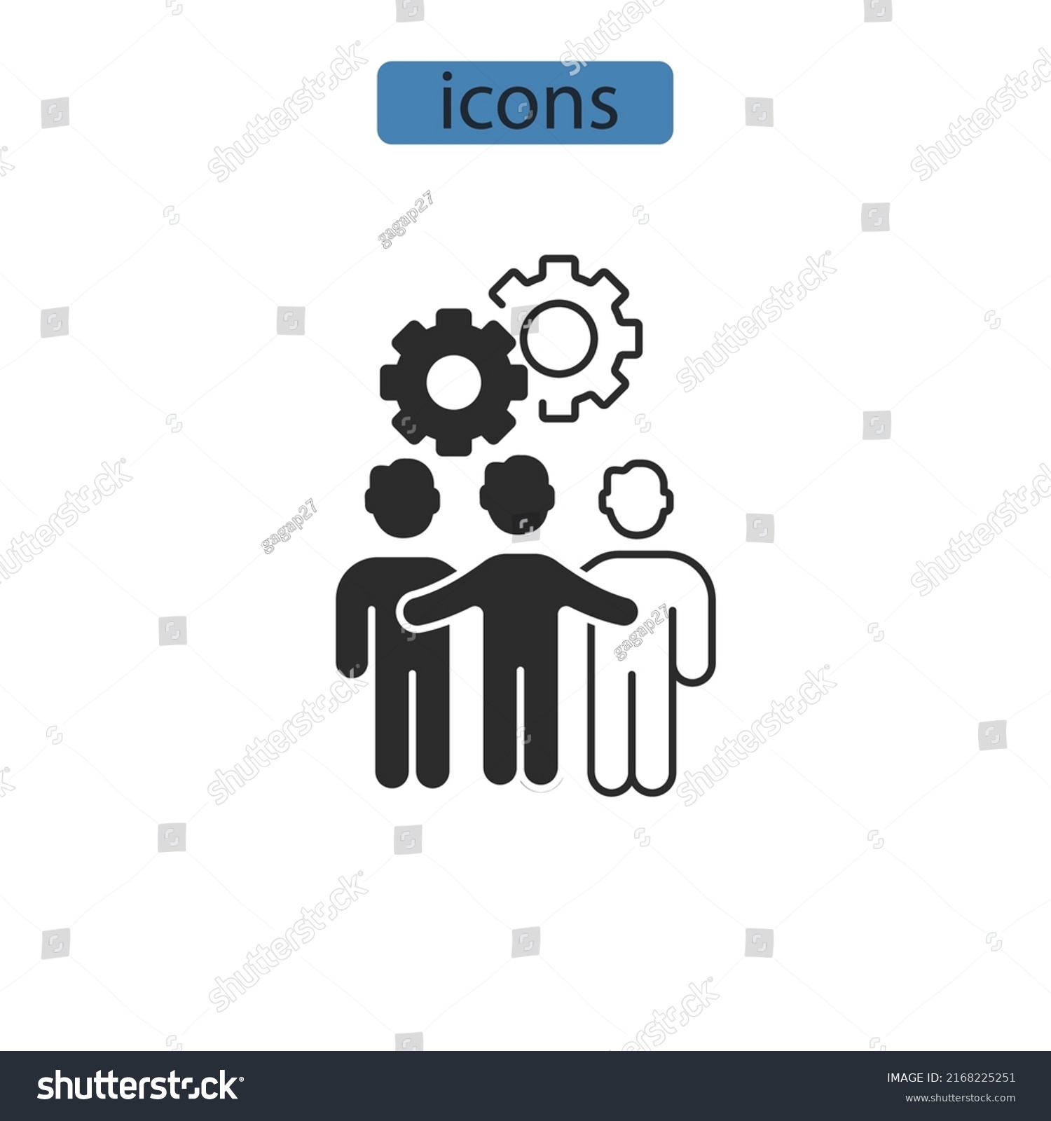 Apprentice Icons Symbol Vector Elements Infographic Stock Vector ...