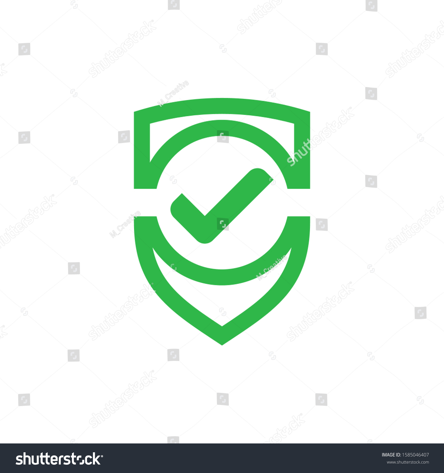 Approval Check Mark Logo Template Vector Stock Vector (Royalty Free ...