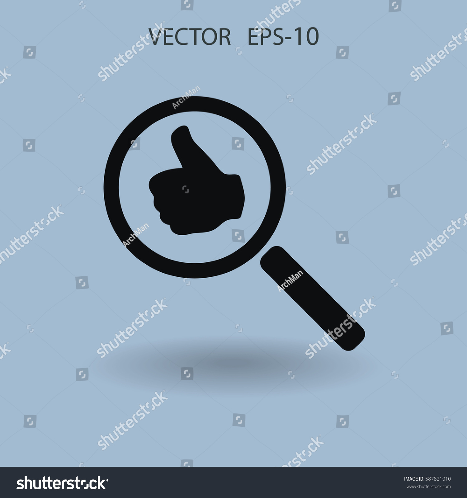 Approvals Search Vector Illustration Stock Vector (Royalty Free ...