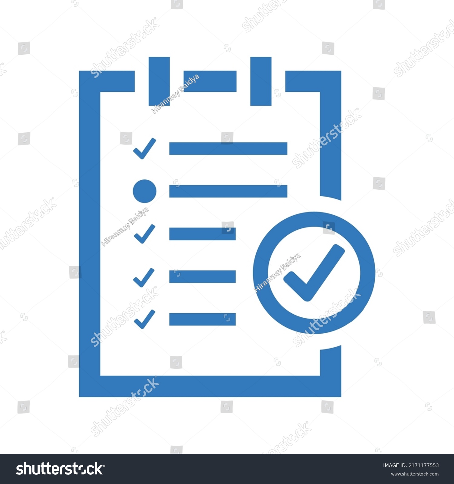 Approve Tasks Complete Icon Simple Editable Stock Vector (Royalty Free ...