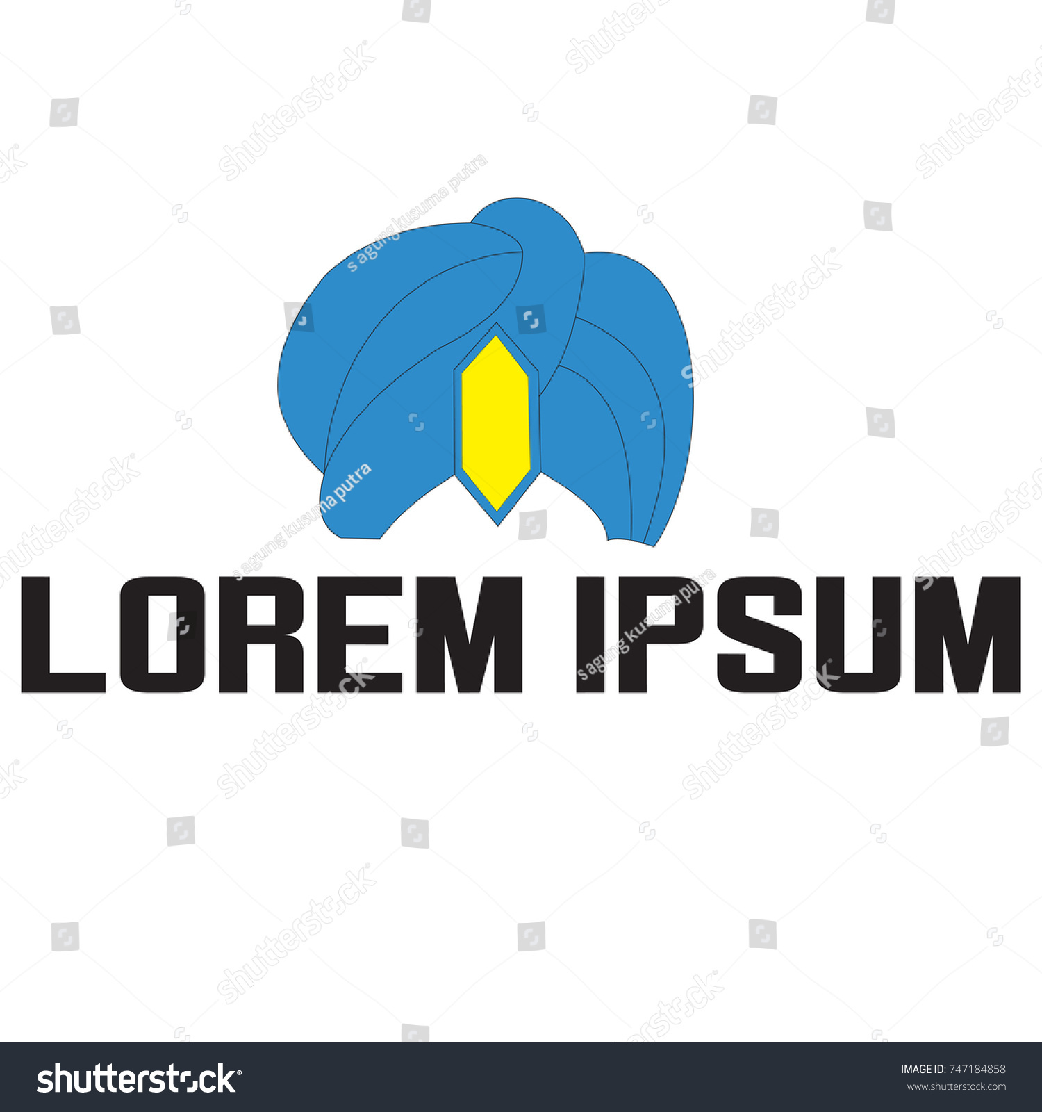 Arabian Crownlogovectorazure Stock Vector (Royalty Free) 747184858 ...