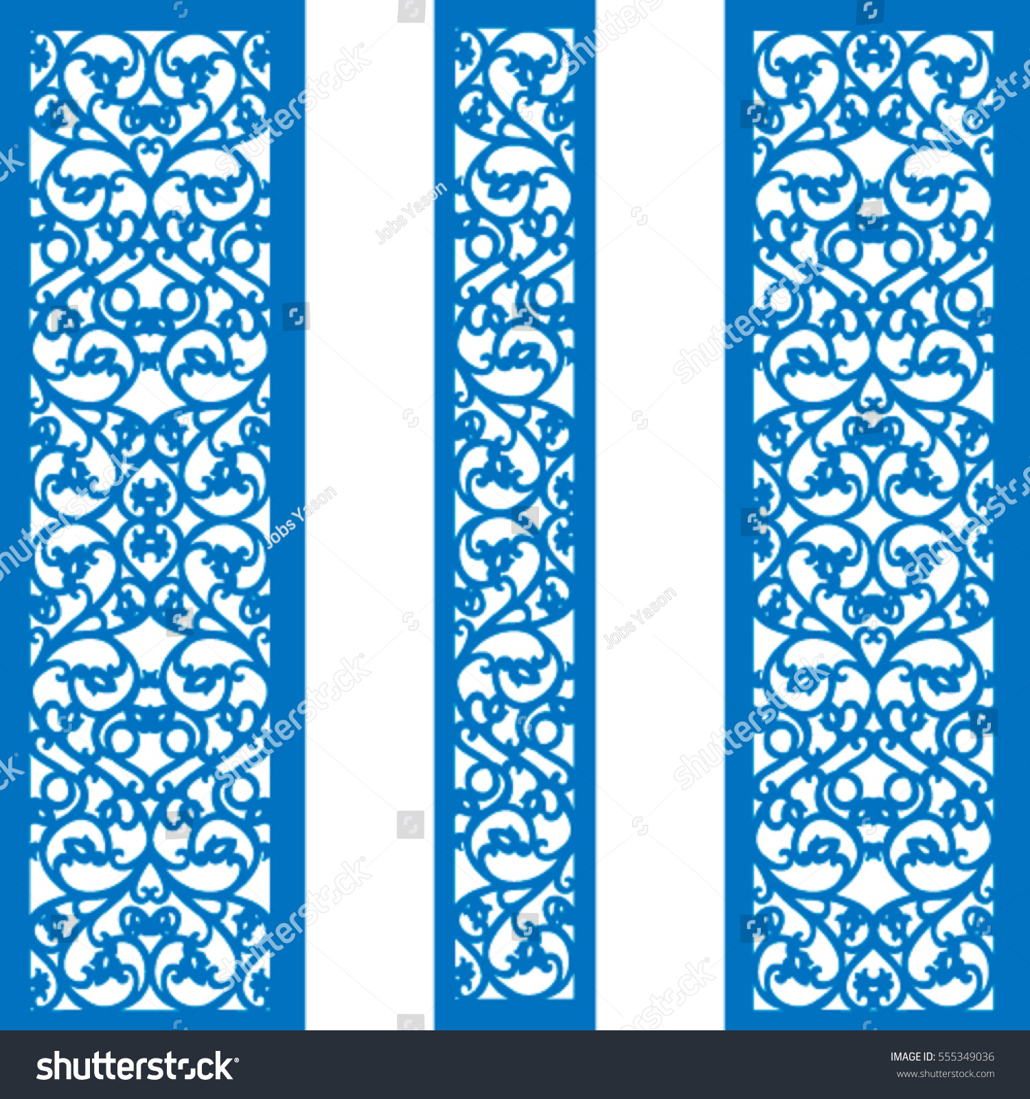 Arabic Islamic Floral Pattern Laser Cut Stock Vector (Royalty Free ...
