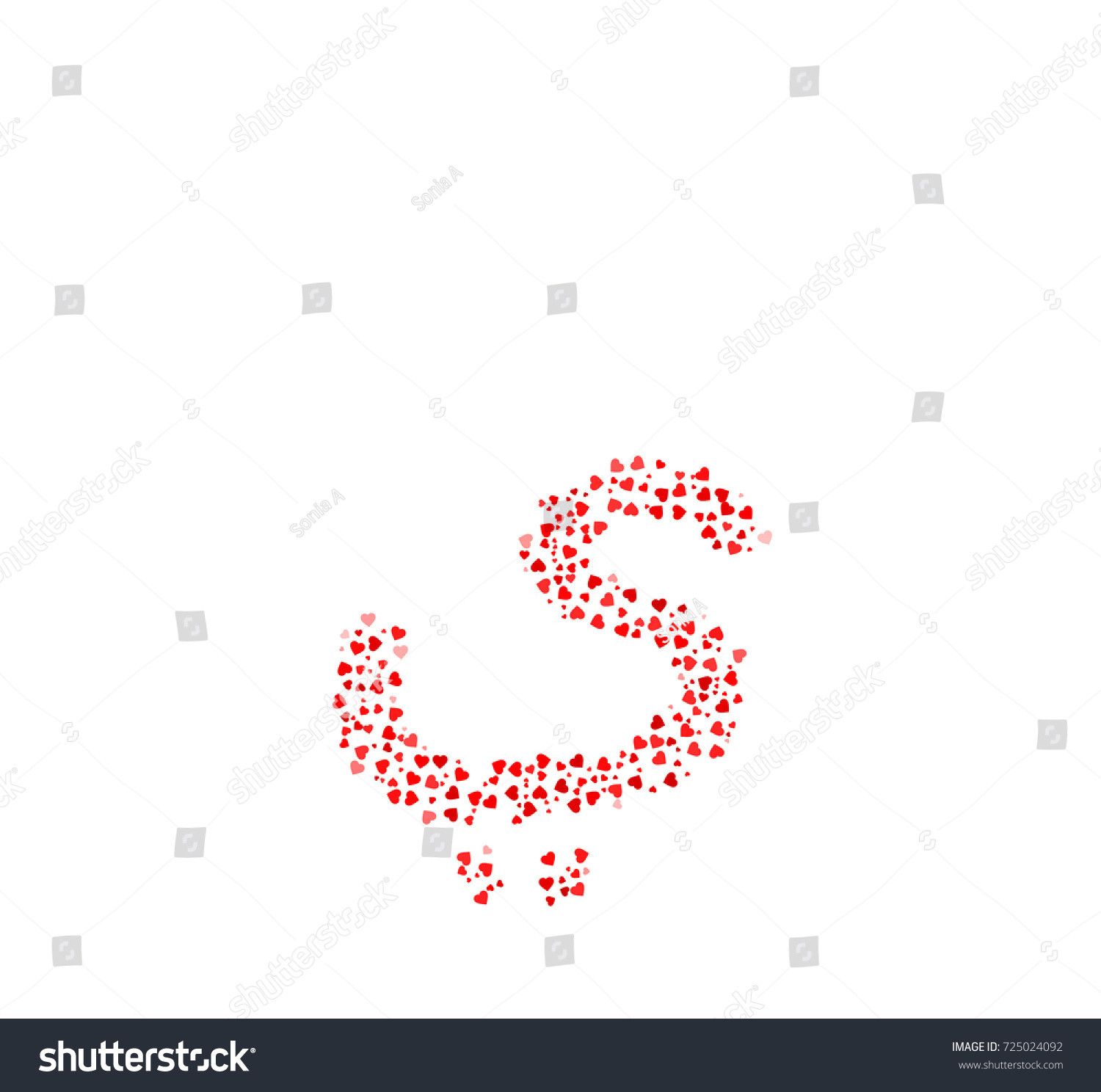 Arabic Letter Yeh Stock Vector (Royalty Free) 725024092