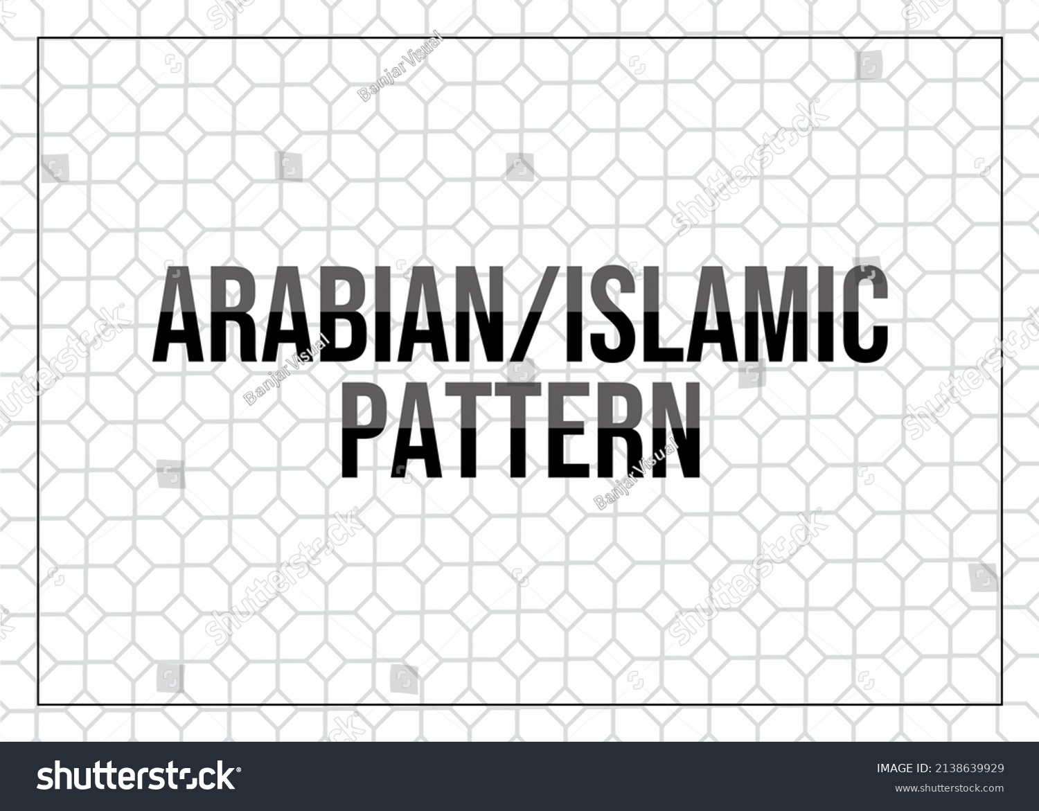 Arabic Islamic Pattern Design Your Banner Stock Vector (Royalty Free ...