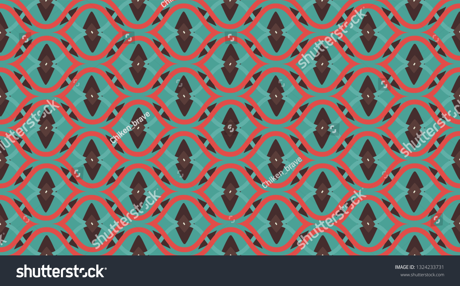 Arabic Pattern Background Retro Fabric Texture: เวกเตอร์สต็อก (ปลอดค่า ...